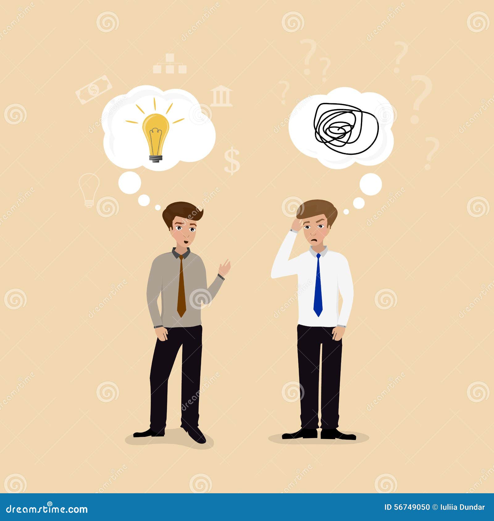 One Lot of Ideas Have No Other Stock Illustration - Illustration of ...