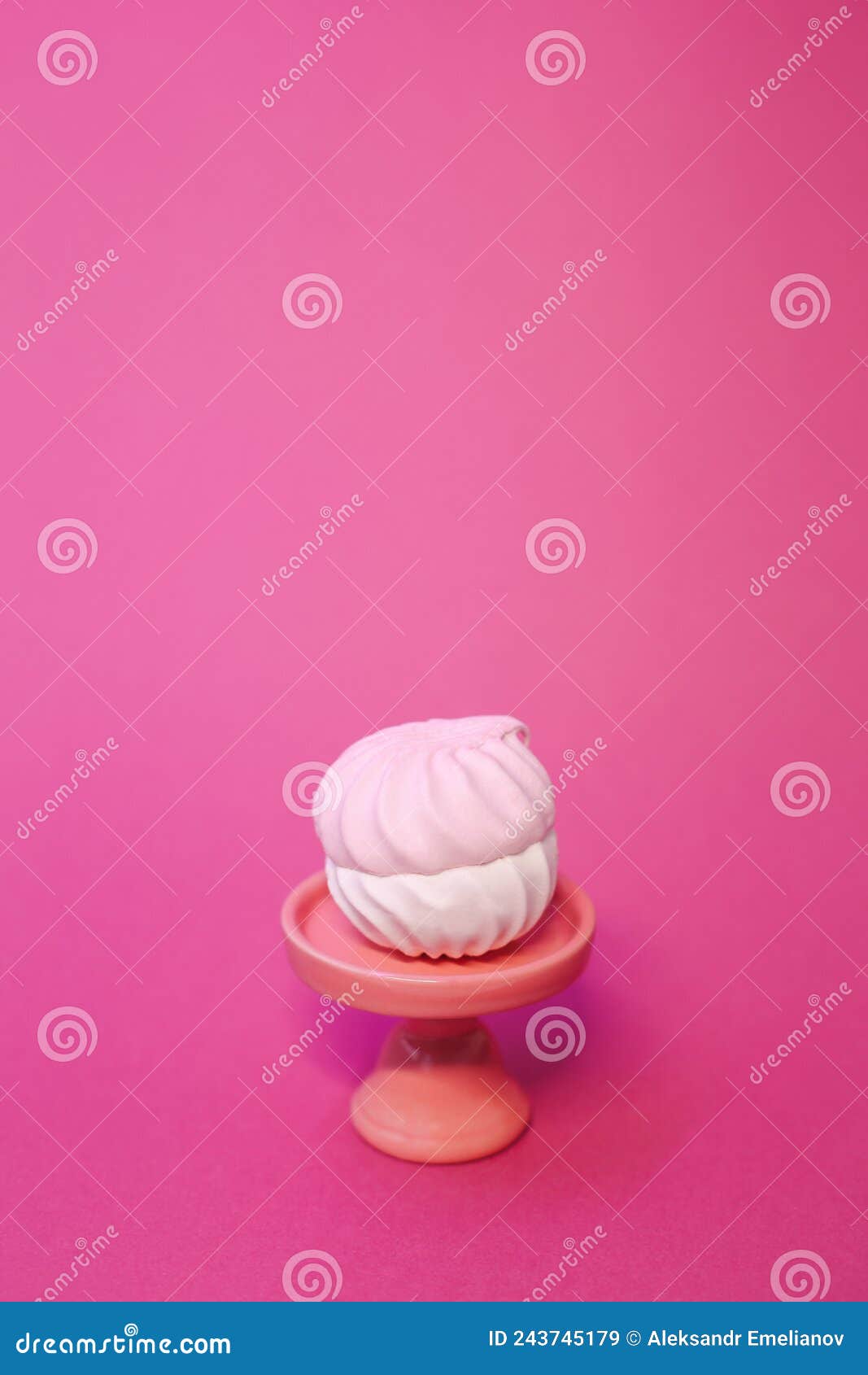 One macaroon stock image. Image of snack, pink, gourmet - 243745179