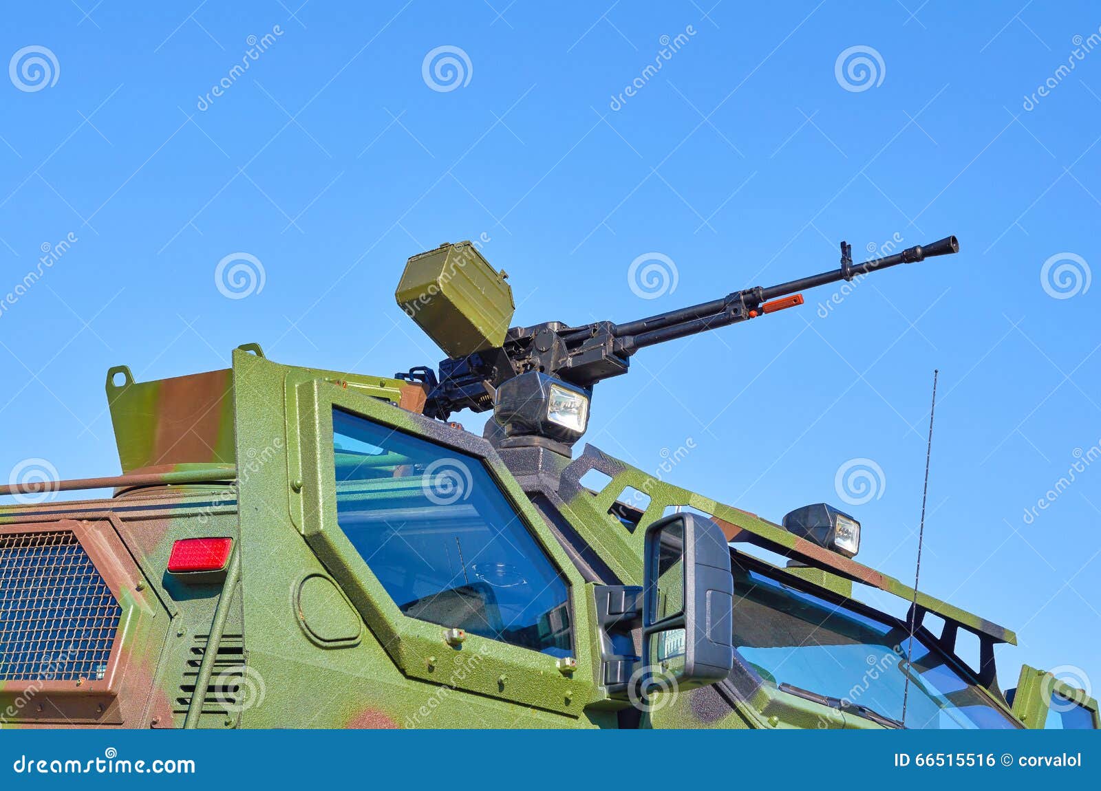 One machine gun stock photo. Image of protection, armoured - 66515516
