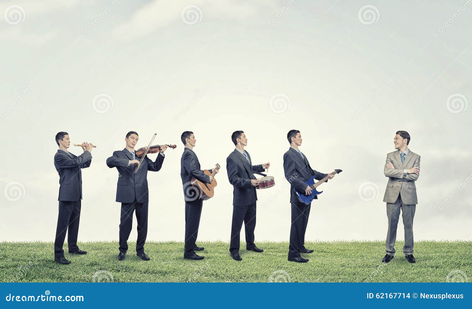 One man band stock photo. Image of orchestra, orchestral - 62167714