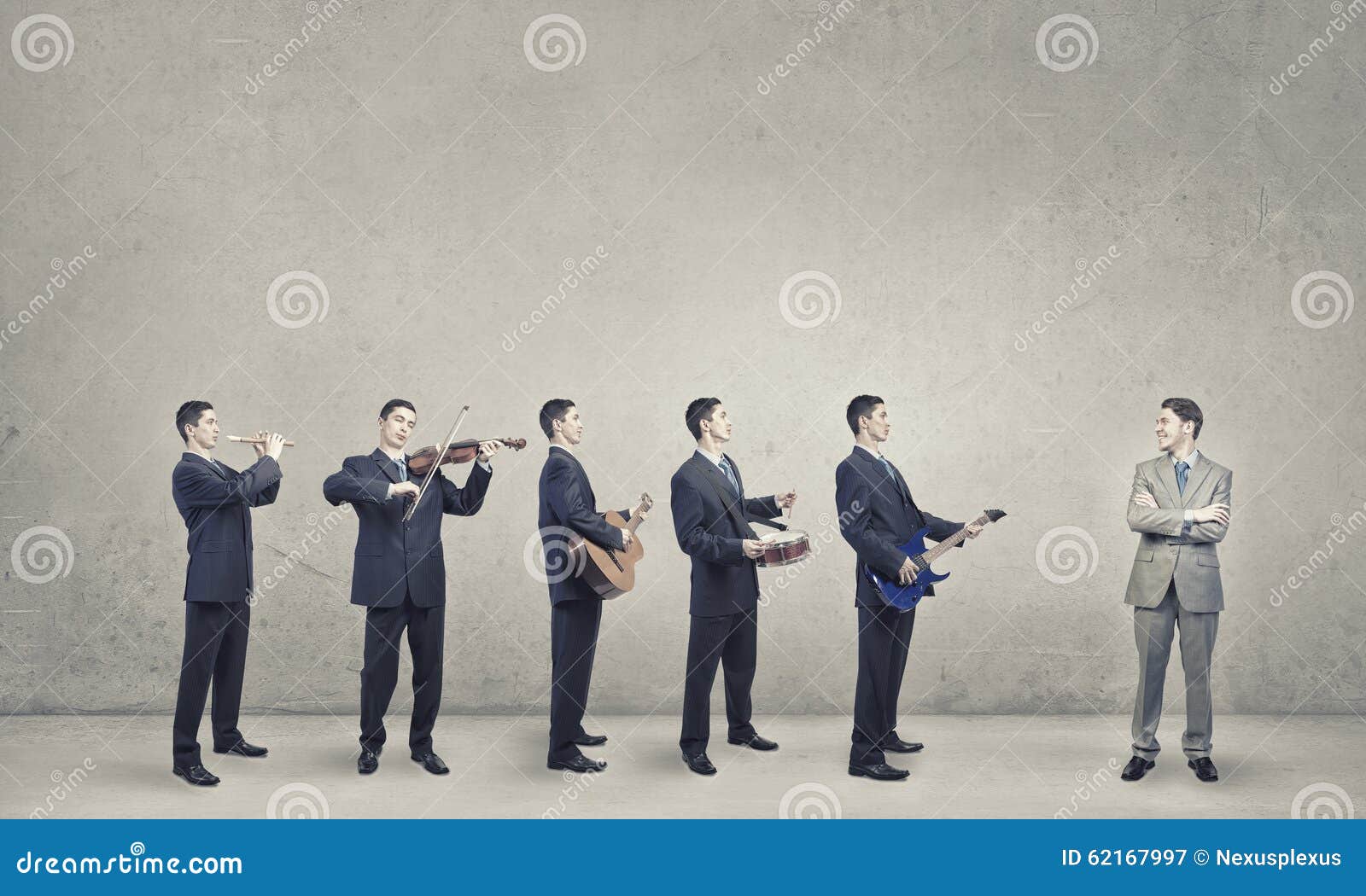 One man band stock image. Image of concert, oneman, music - 62167997