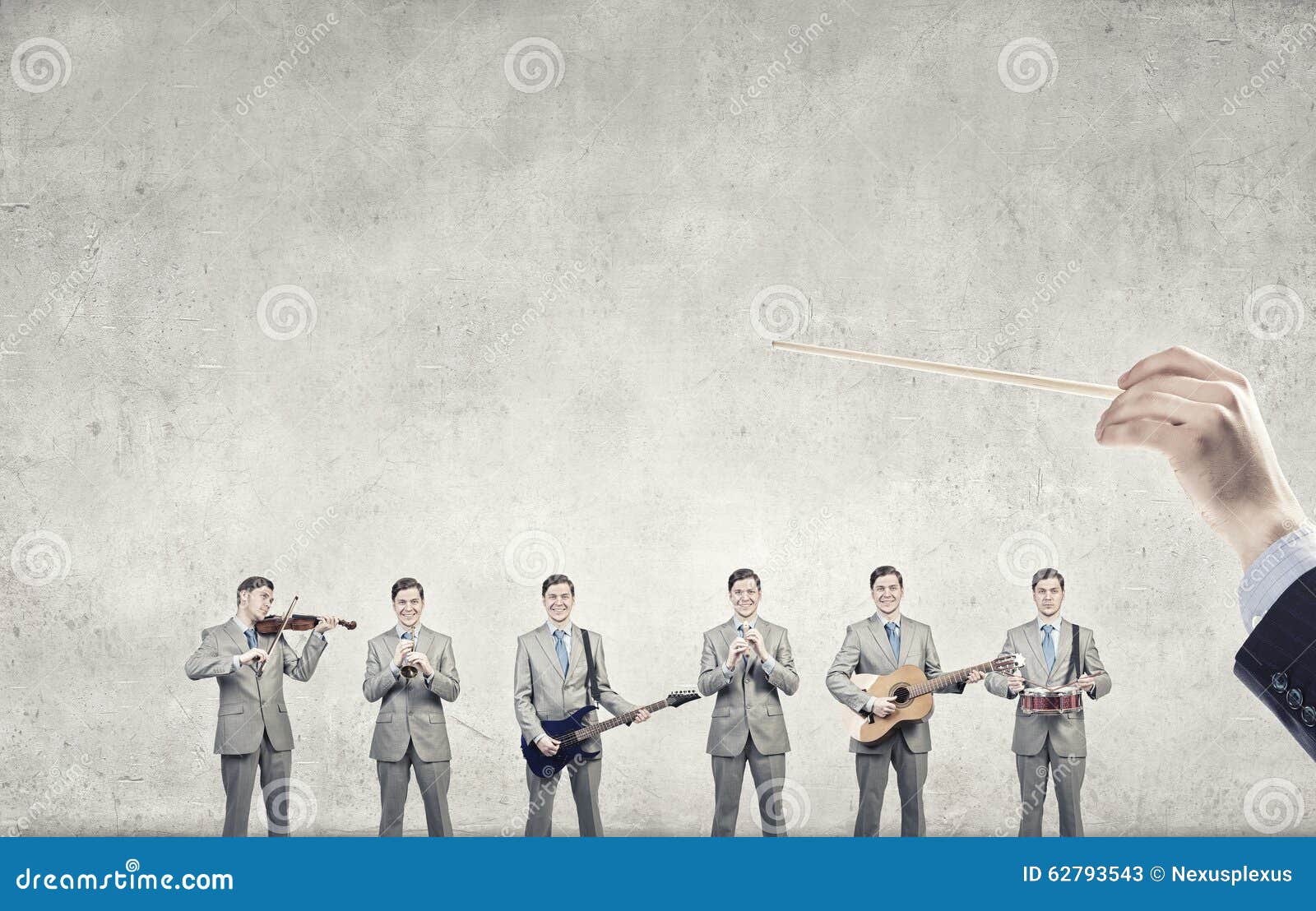 One man band stock image. Image of business, musician - 62793543