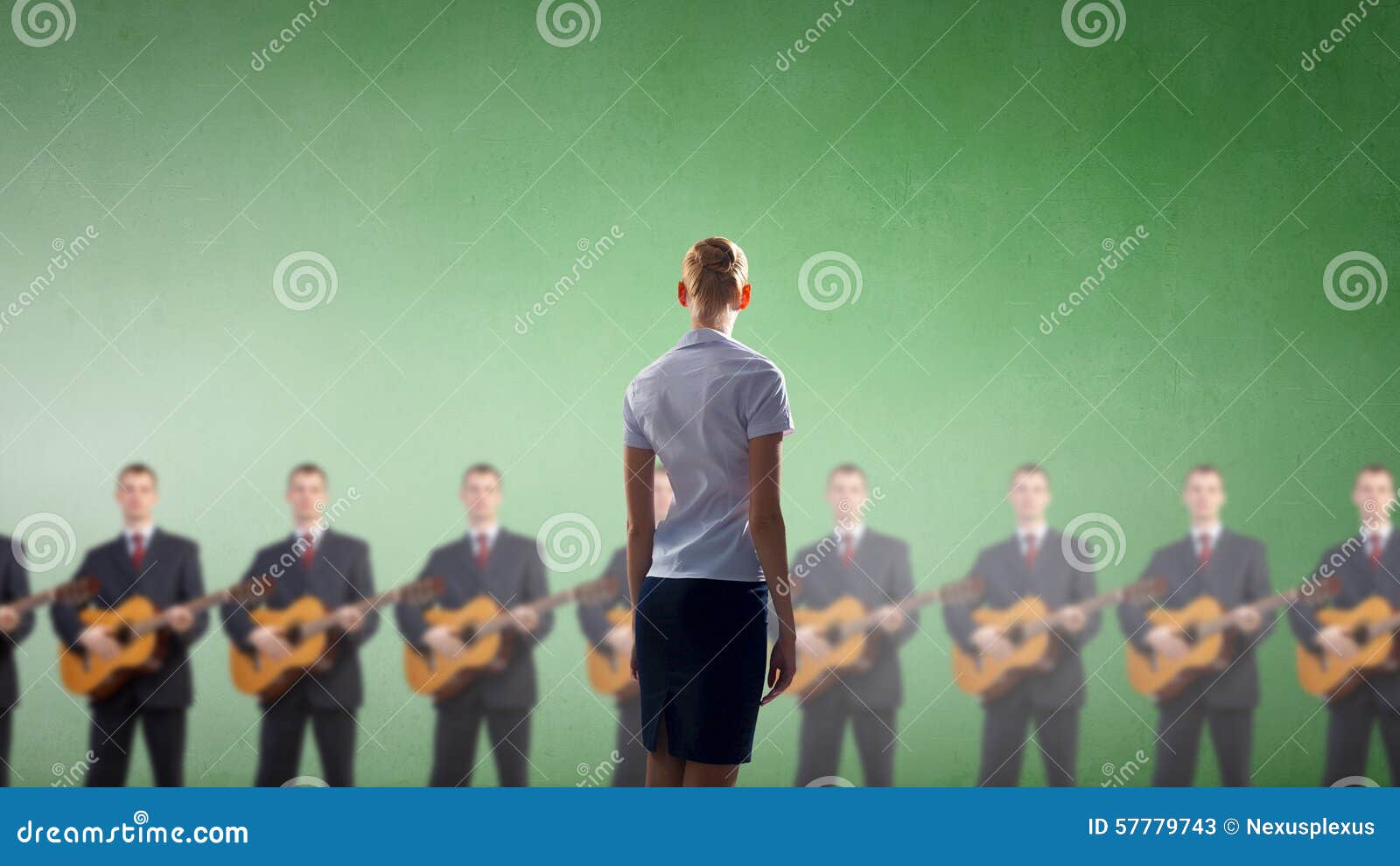 One man band stock image. Image of instrument, trumpet - 57779743