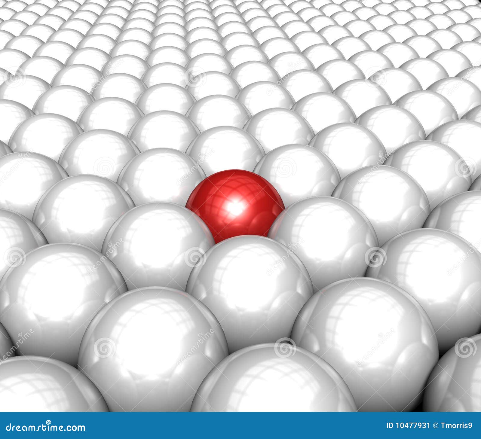 One among Many stock illustration. Illustration of crowd - 10477931