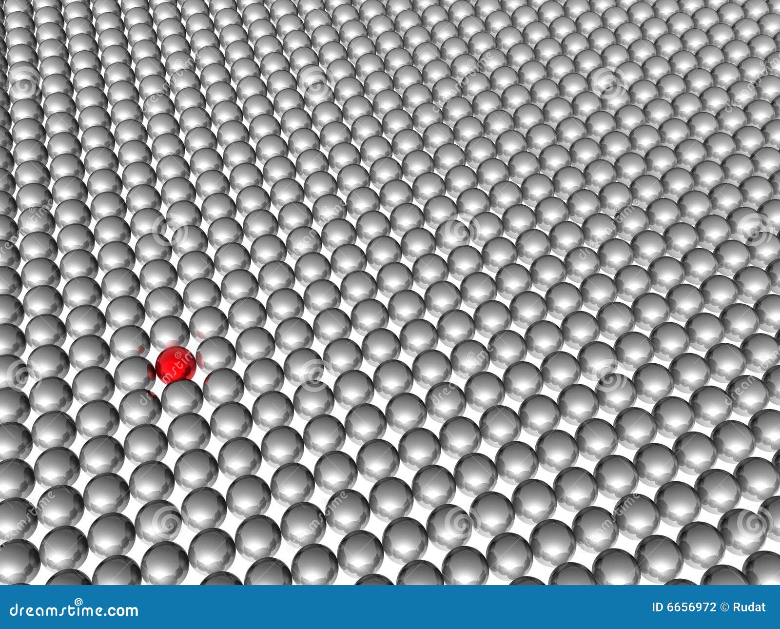 One in many stock illustration. Illustration of individual - 6656972