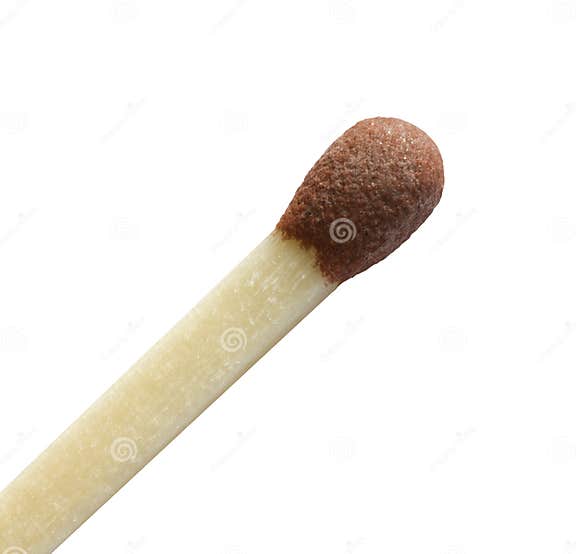 One Match on White Background Stock Photo - Image of flame, fire: 36552124