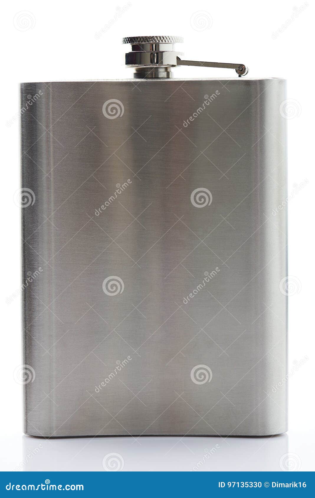One metal flask stock photo. Image of kitchen, hipflask - 97135330