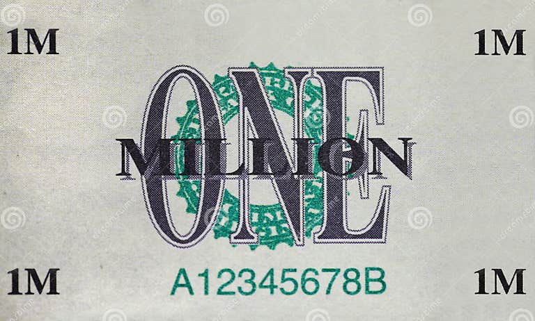 One million dollars stock image. Image of notes, macro - 41996901
