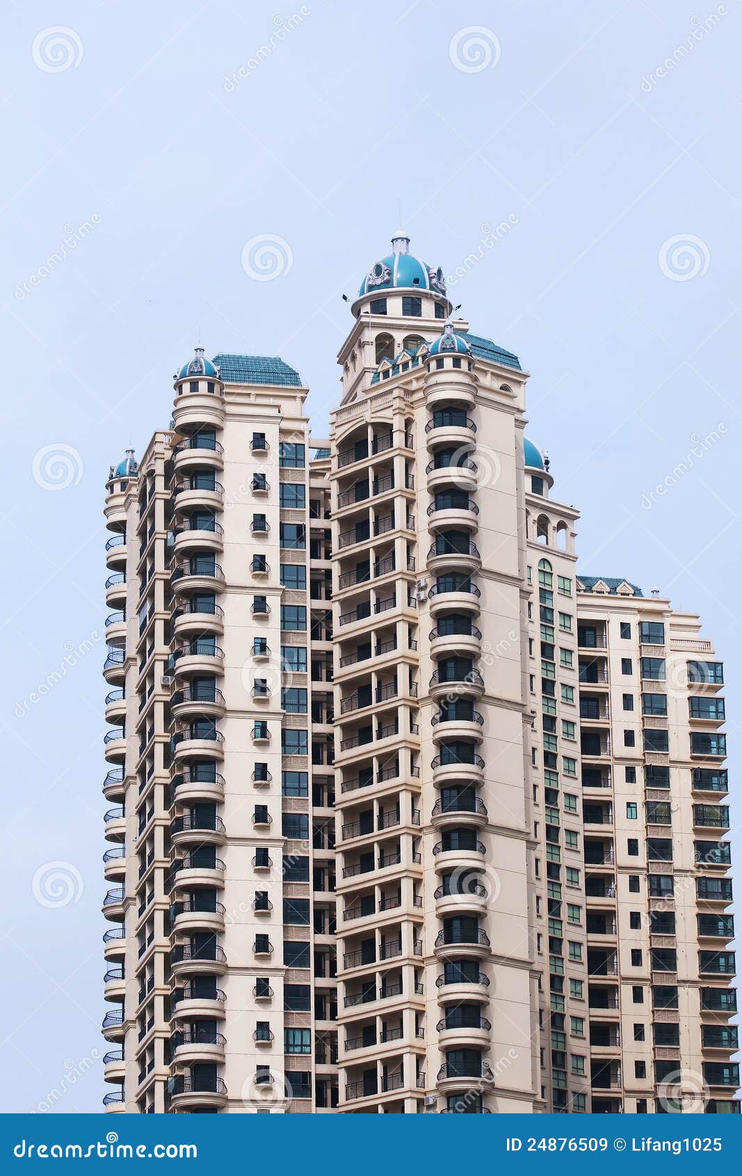 One modern buildings stock image. Image of large, construction - 24876509