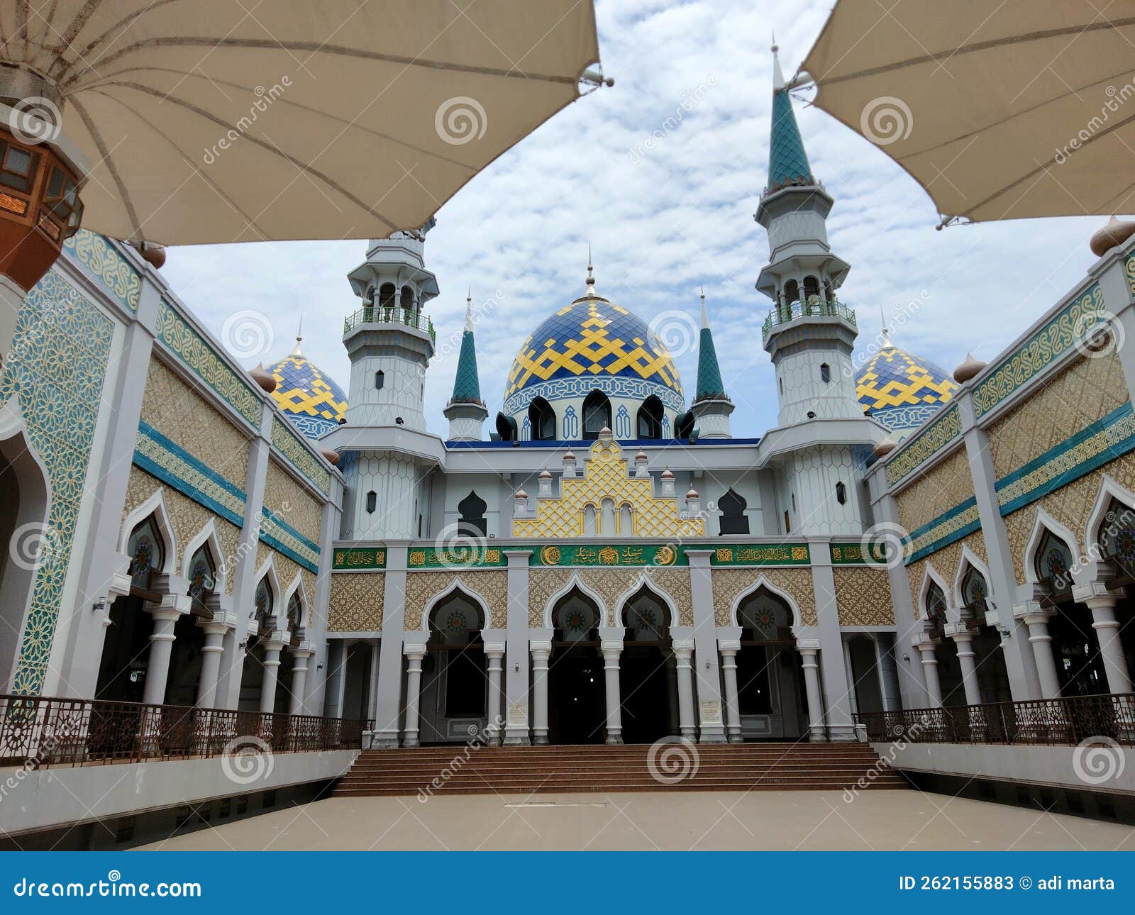One of the Monumental Mosque in Tuban East Java Indonesia Stock Image ...
