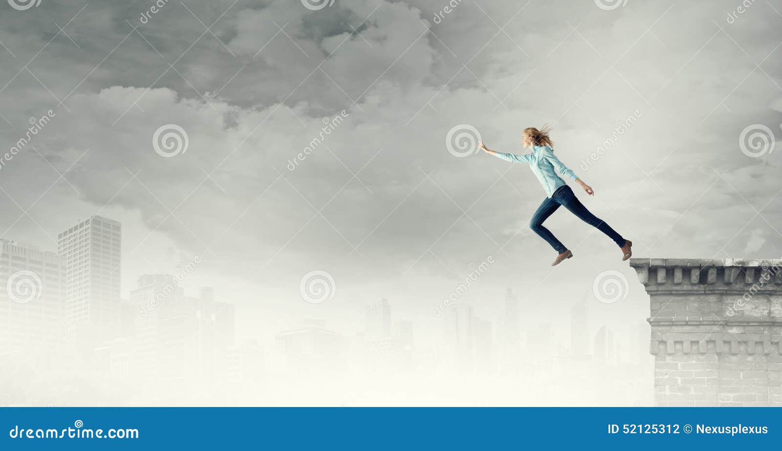One more step! stock photo. Image of concept, risk, high - 52125312