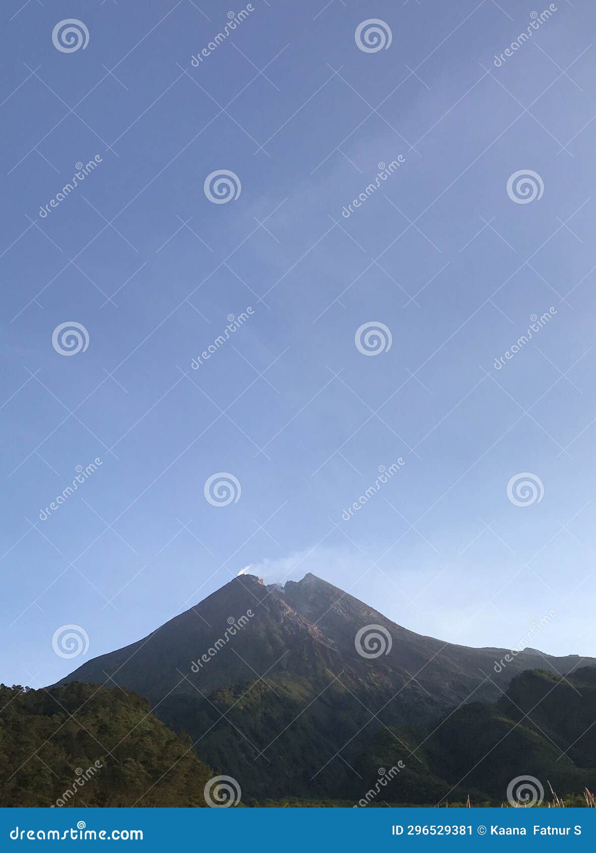 One of the Most Active Volcanoes in the World Stock Image - Image of ...