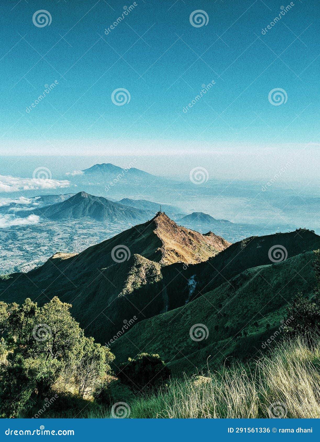 One of the Most Beautiful Mountains in Indonesia Stock Photo - Image of ...