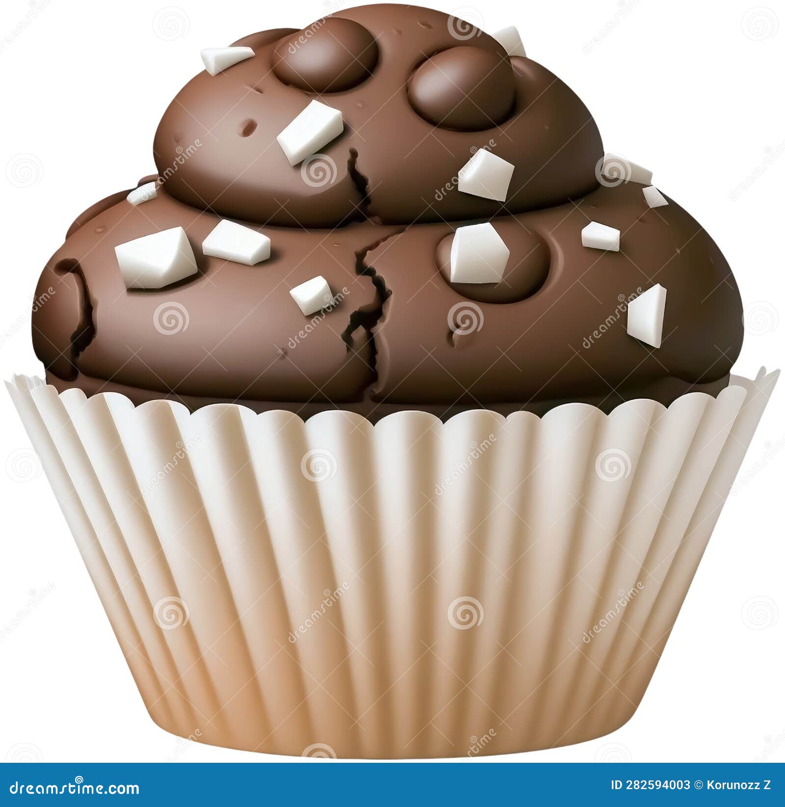 One of a Most Delicious Muffin 3d. Stock Image - Illustration of taste ...