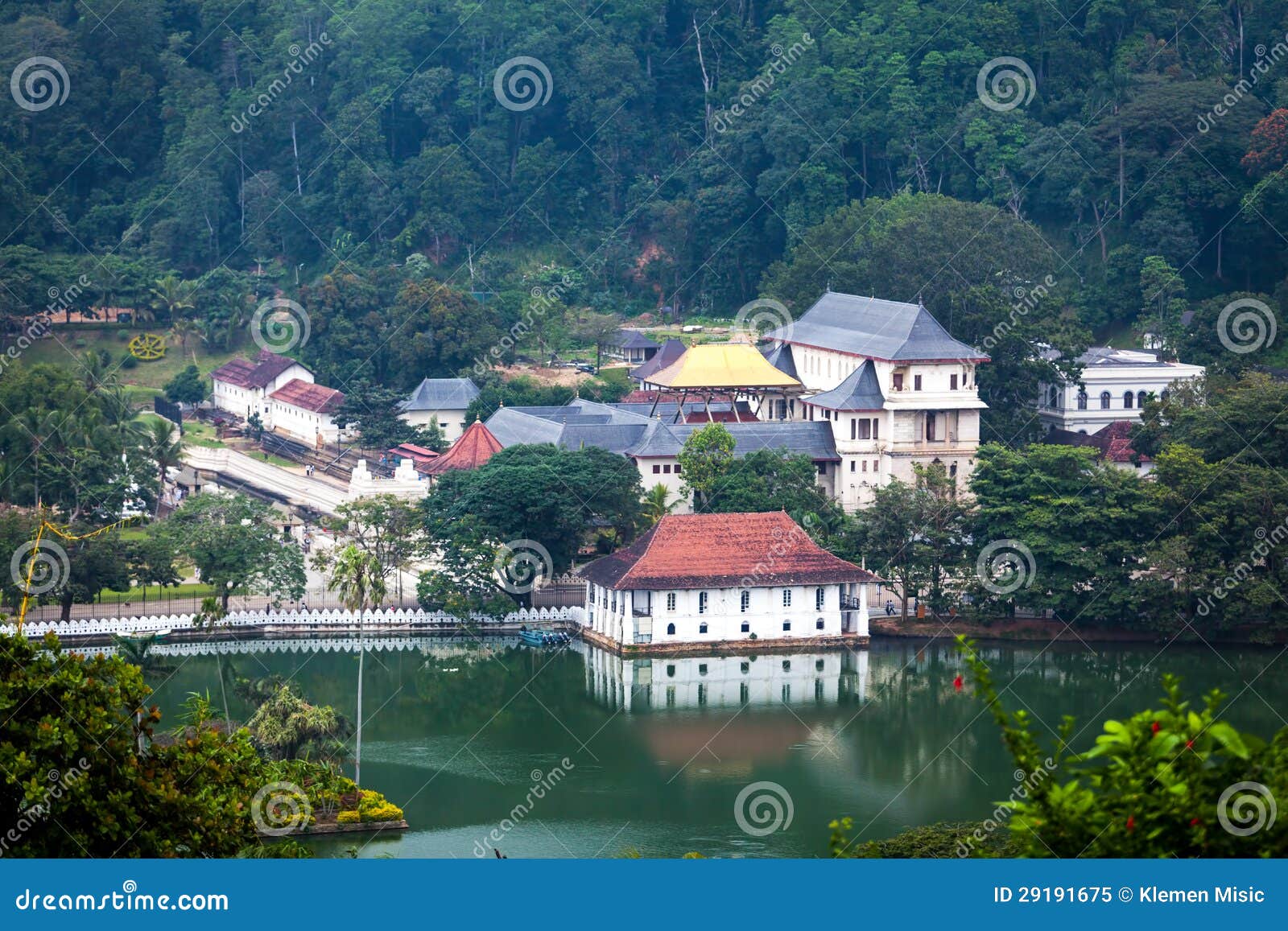 One of the Most Famous Landmarks on Sri Lanka, Tooth Temple Stock Image ...