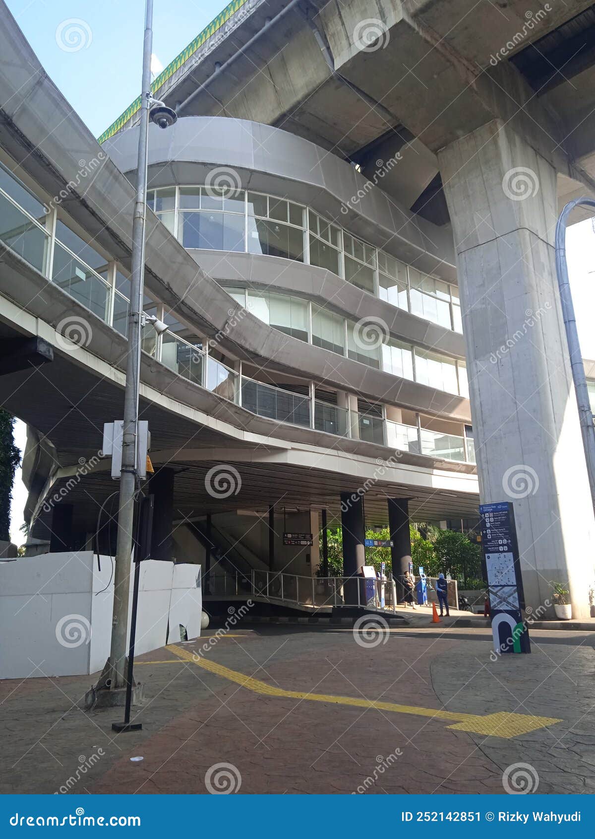 One of the MRT Stations in the Blok M Area, in the Photo from the Local ...