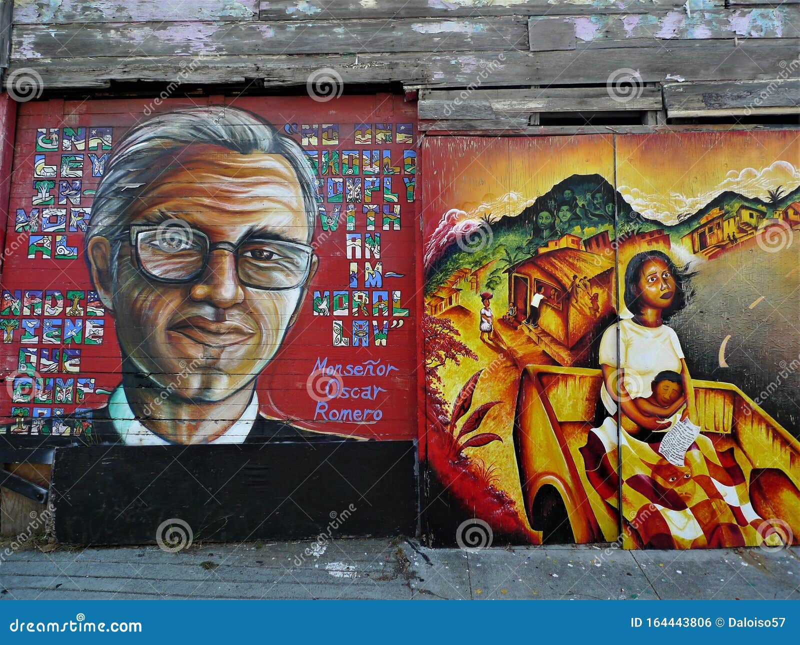 SAN FRANCISCO the MURALS of MISSION Editorial Photo - Image of boxes ...