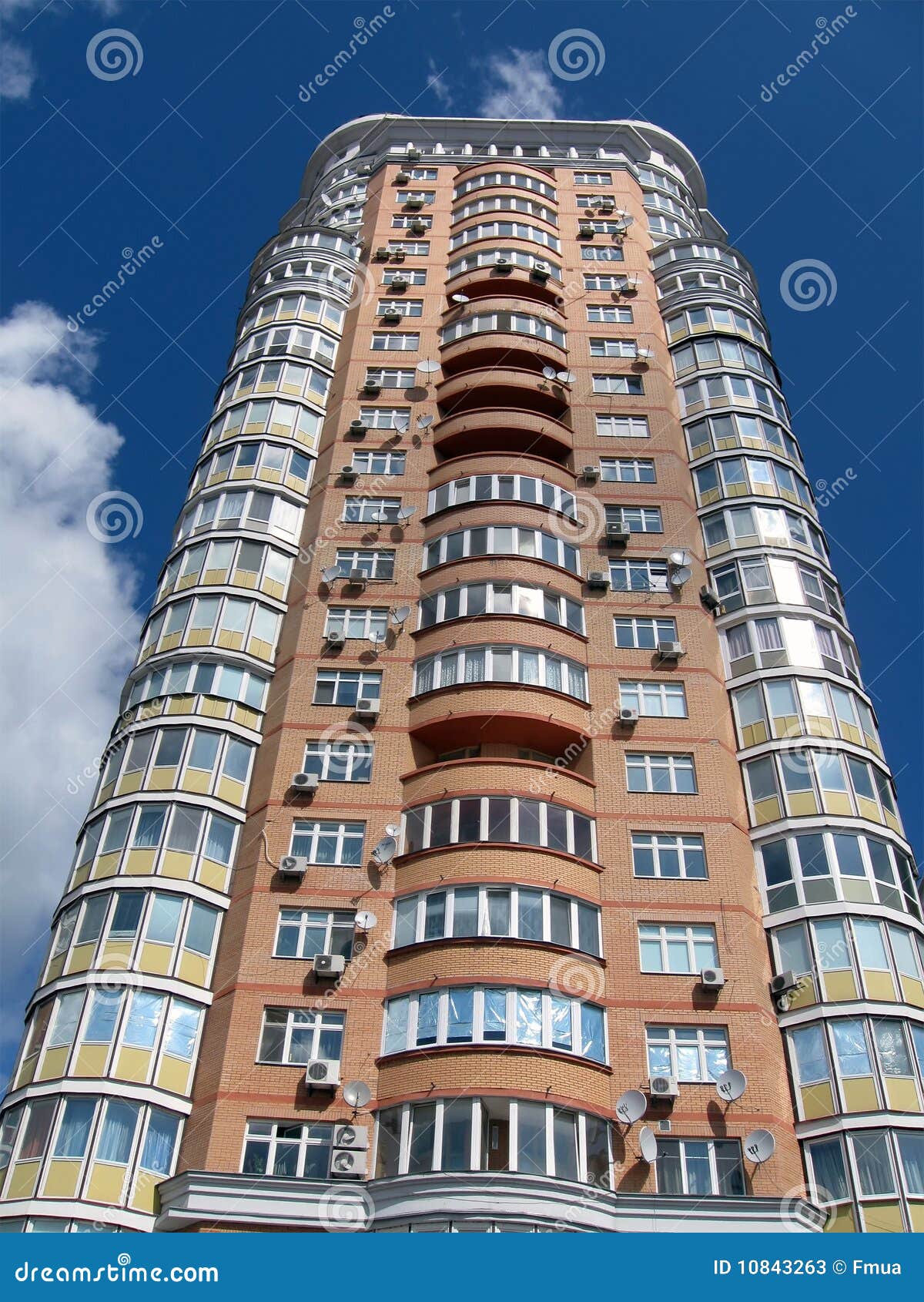 Modern Urban High Building, Red Brick, Satellite Stock Image - Image of ...