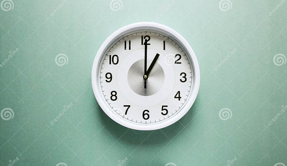 One o`clock stock image. Image of clock, times, deadline - 88185831