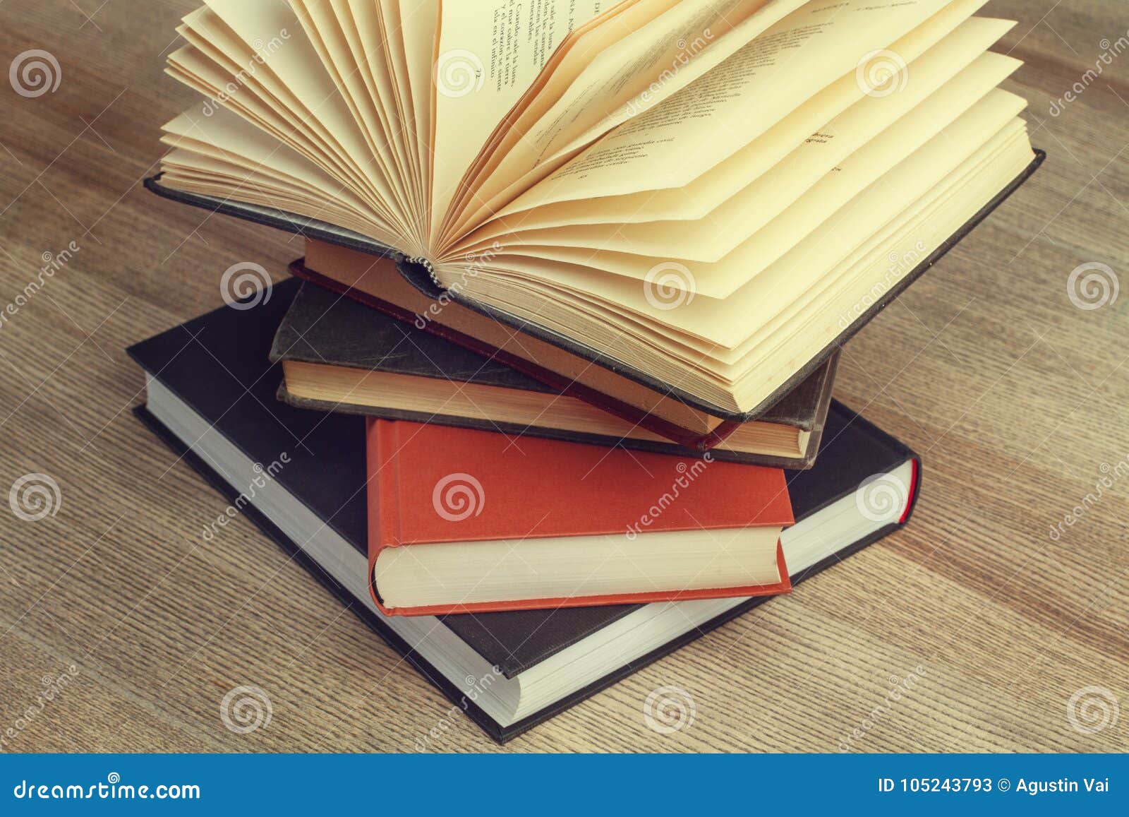 One open book stock image. Image of desk, vintage, learn - 105243793