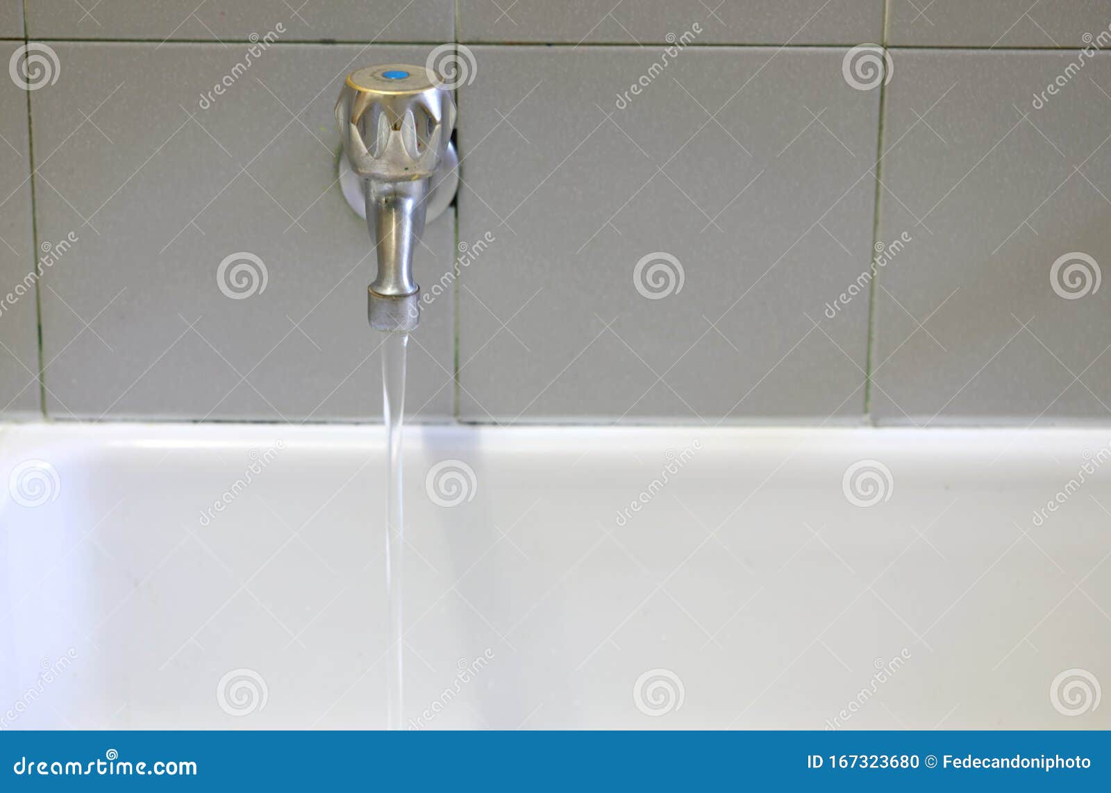 One opened tap stock photo. Image of health, earthenware - 167323680