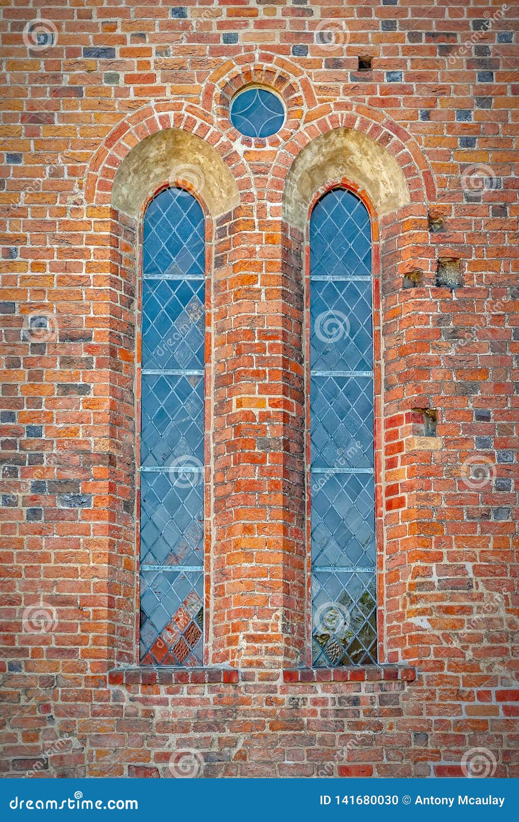 Ystad Monastery Arched Windows Stock Photo - Image of church ...