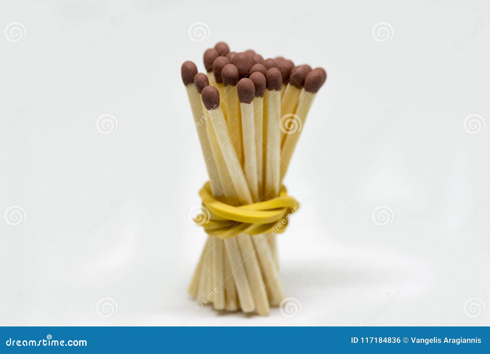 One Pack of Brown Matchsticks Stock Photo - Image of leader, blank ...