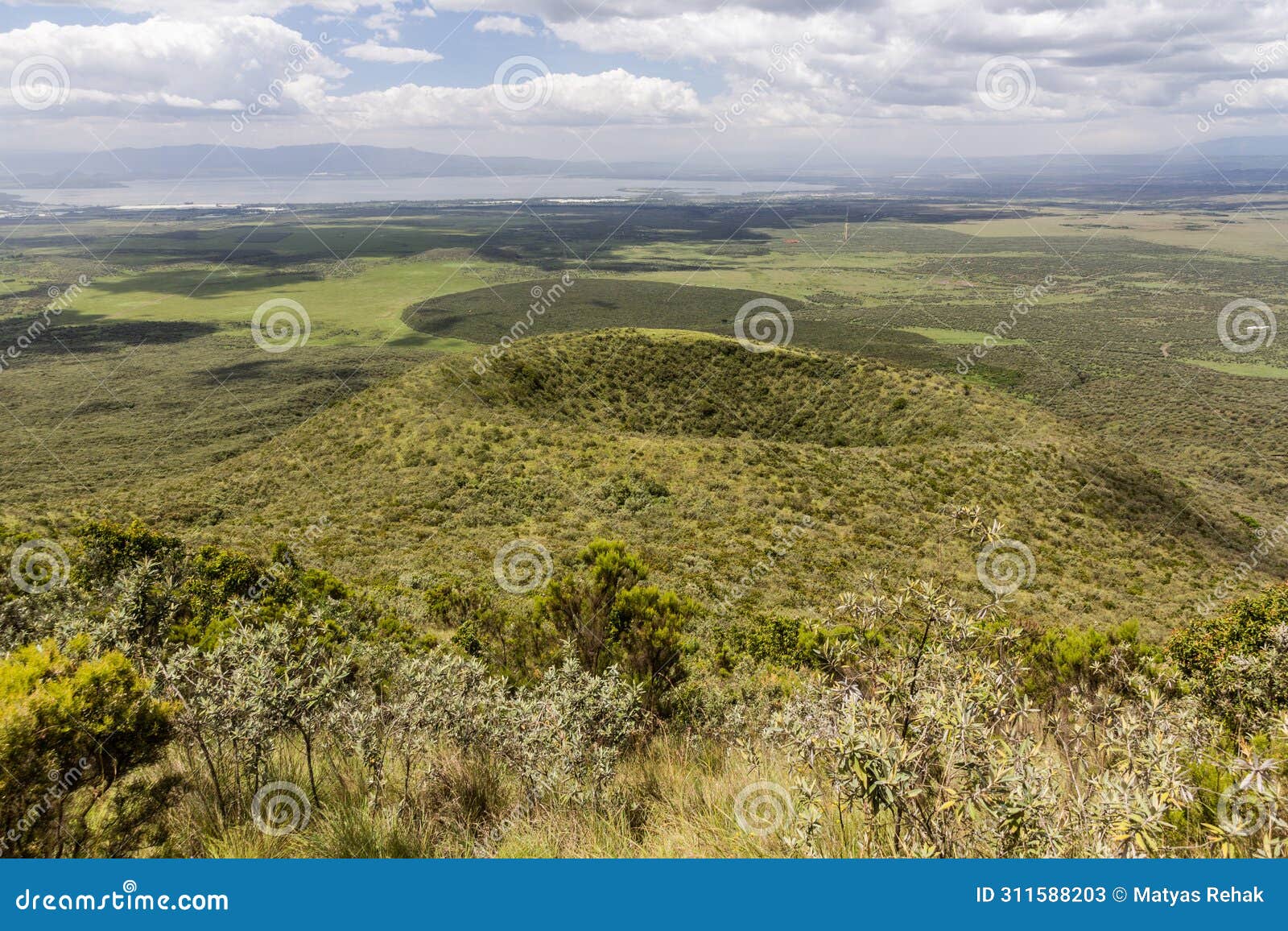 One of Parasitic Craters of Longonot Volcano, Ken Stock Image - Image ...