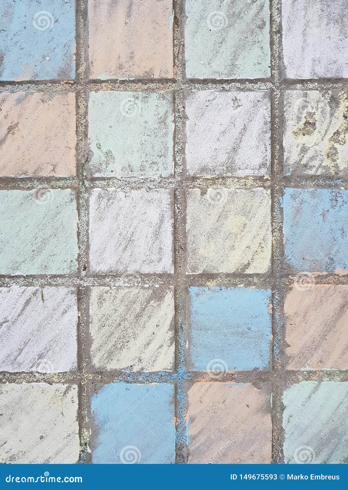 Colored pavement stock image. Image of background, four - 149675593