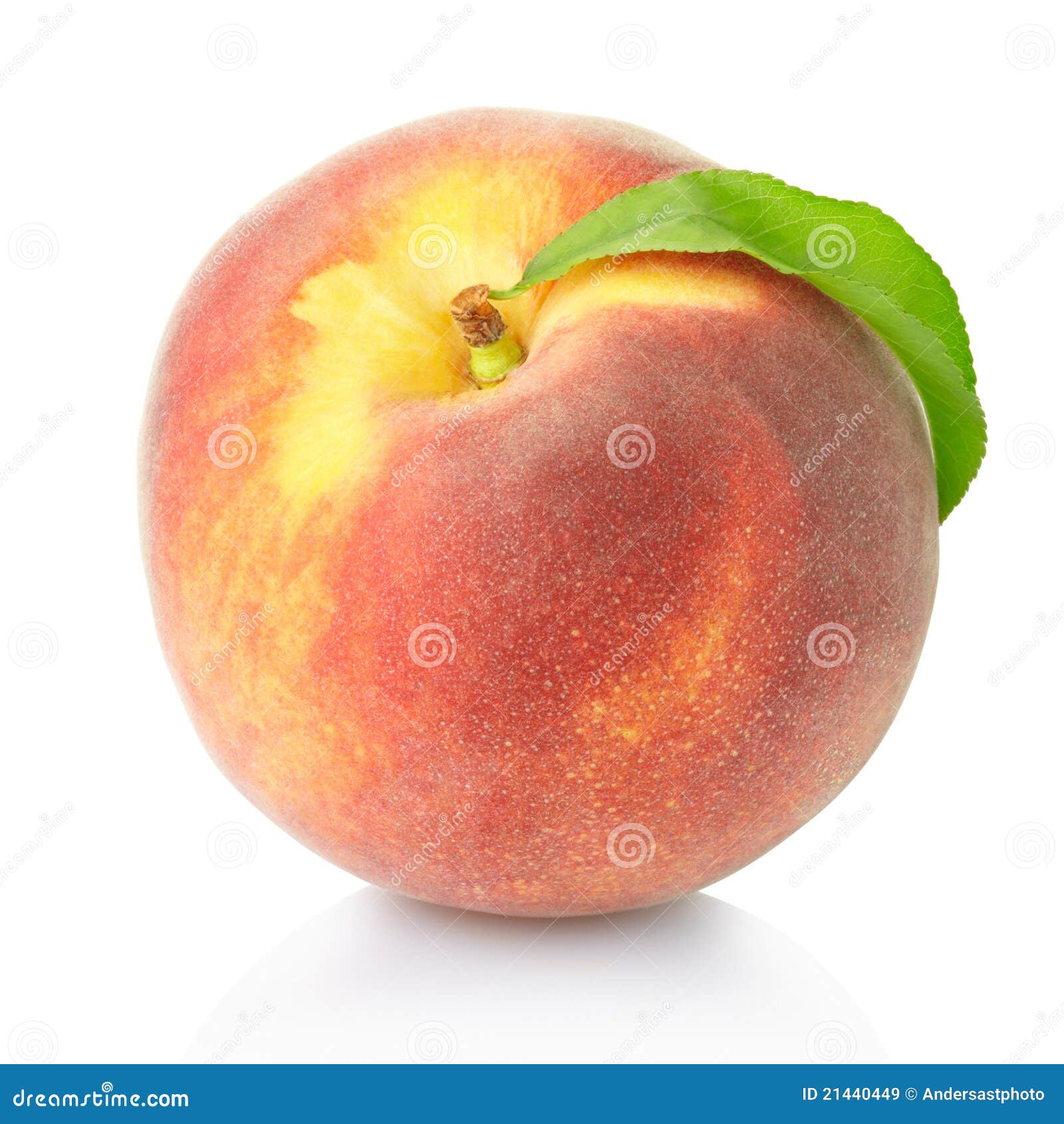 One peach fruit stock image. Image of freshness, nature - 21440449