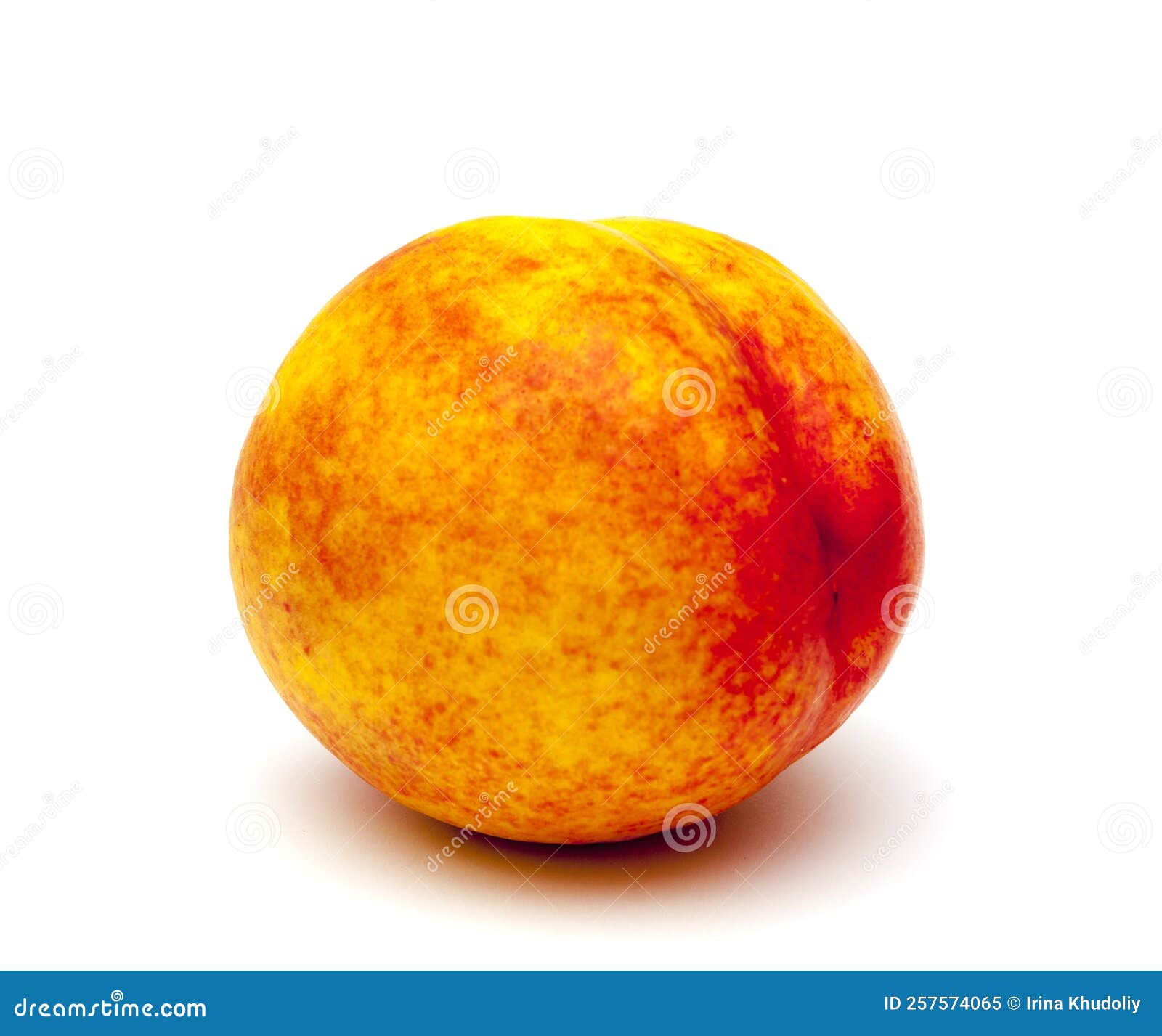 One peach fruits stock image. Image of peach, summer - 257574065