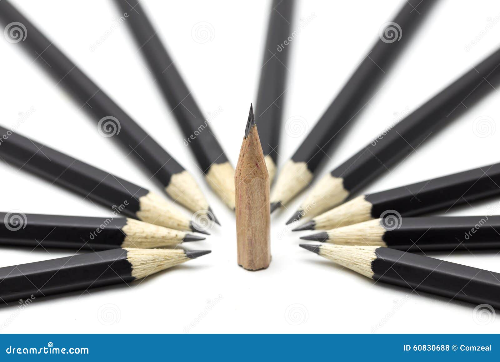 One Pencil among Many Pencil Stock Photo - Image of drawing, pastel ...