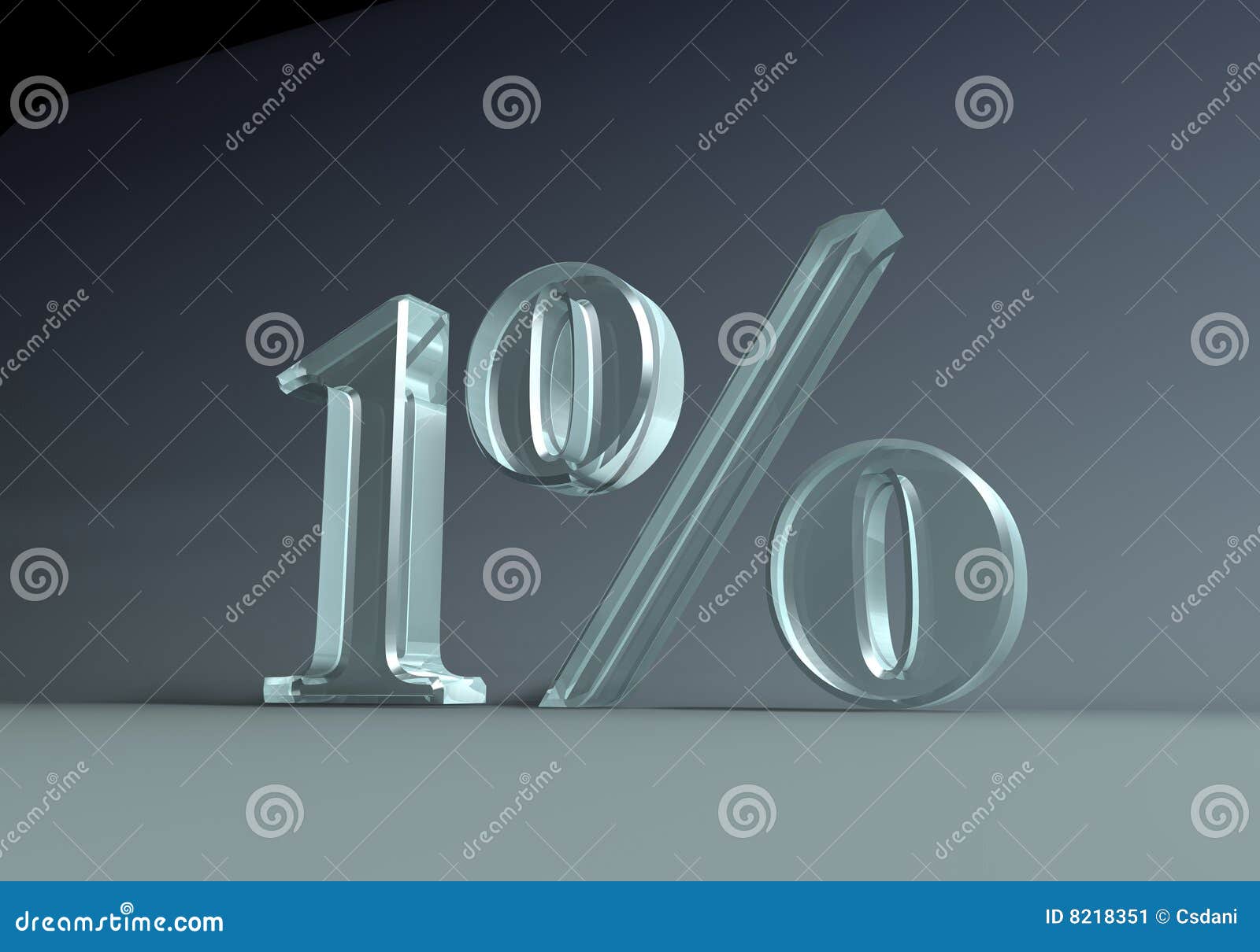 One_percent stock illustration. Illustration of transparent - 8218351