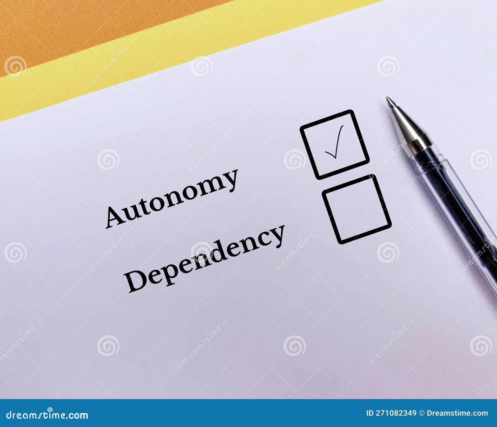 Questionnaire stock image. Image of care, choices, self - 271082349