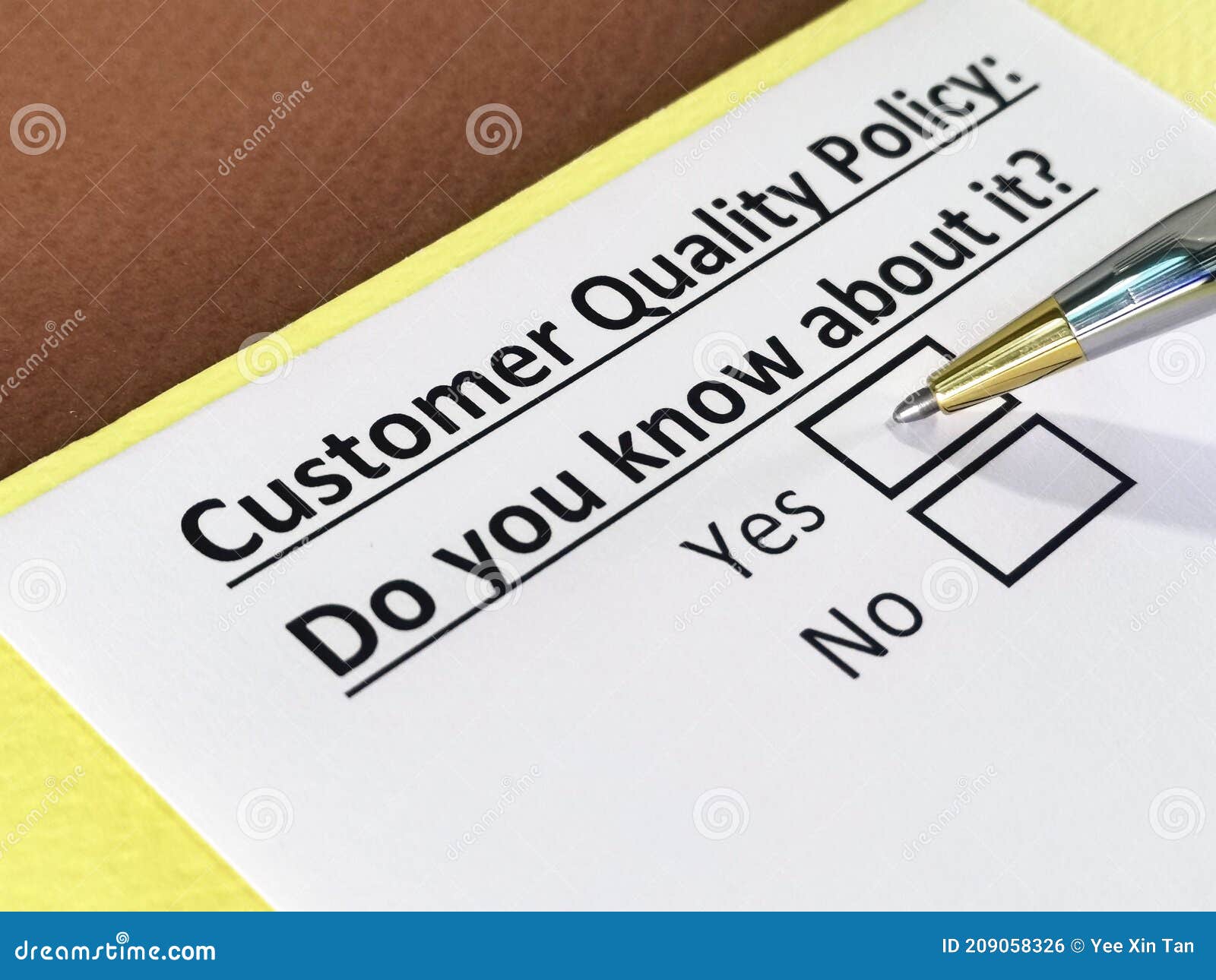 Questionnaire stock photo. Image of choose, decision - 209058326