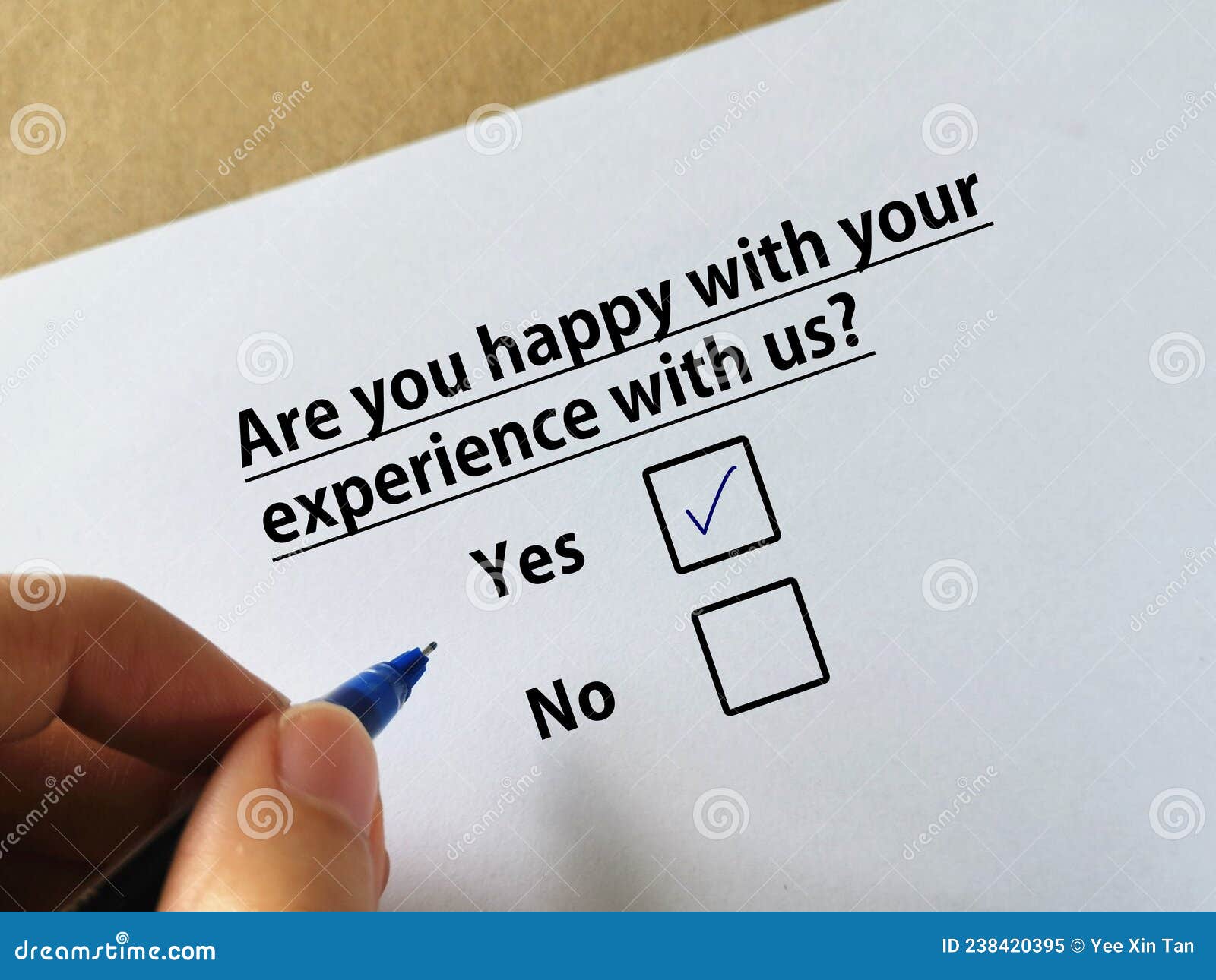 Questionnaire about work stock image. Image of happy - 238420395