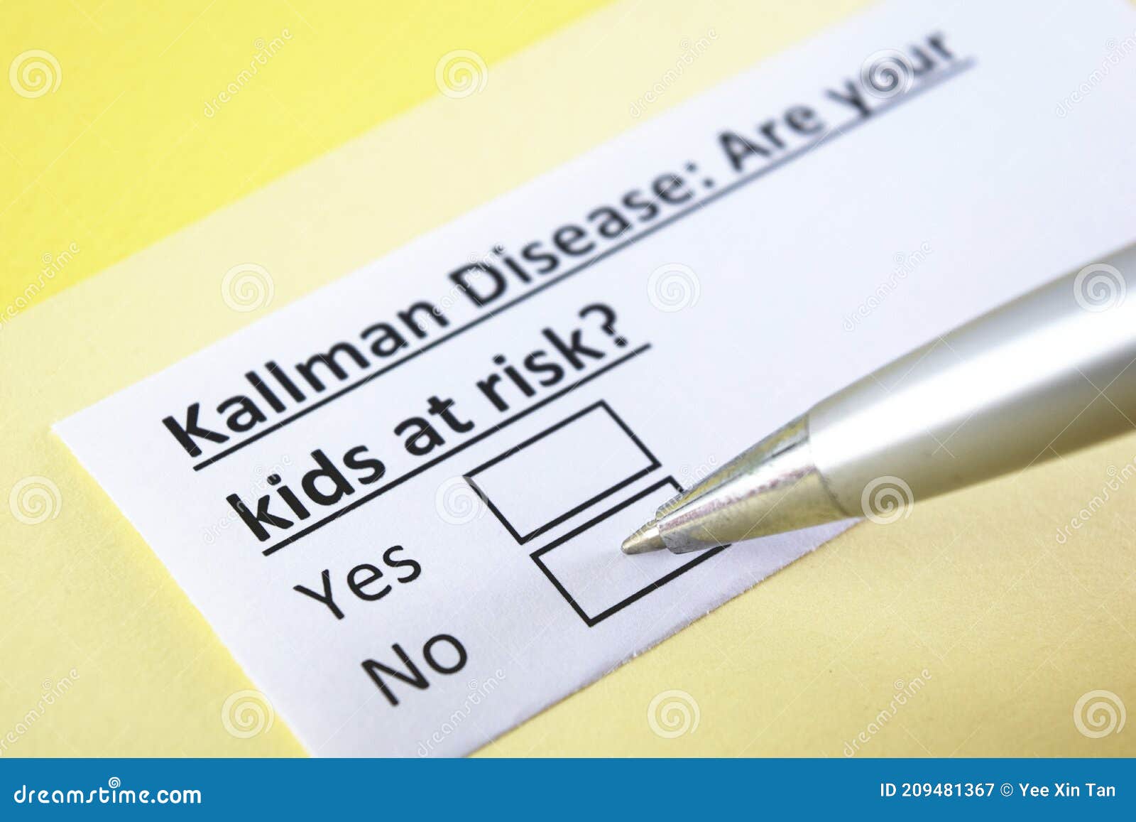 Questionnaire stock image. Image of medical, kallman - 209481367
