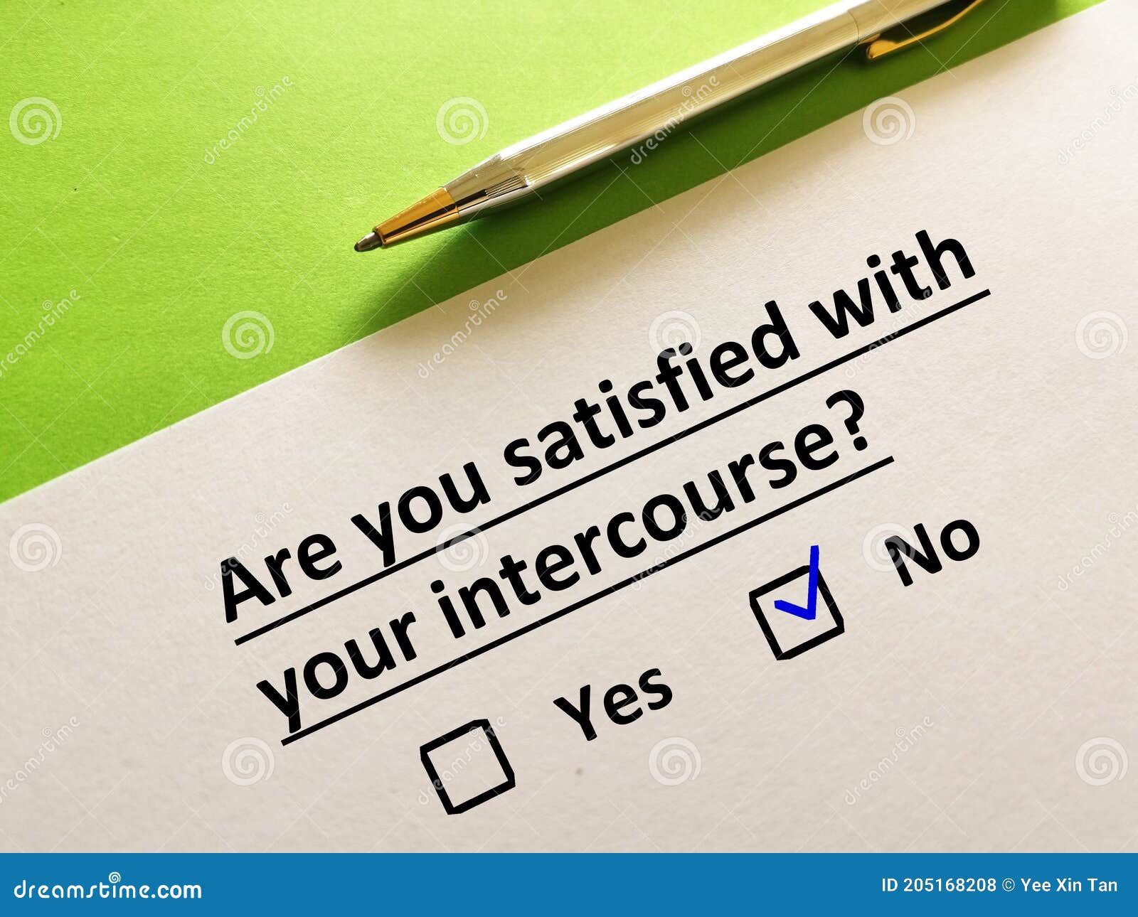 Questionnaire stock illustration. Illustration of sexual - 205168208