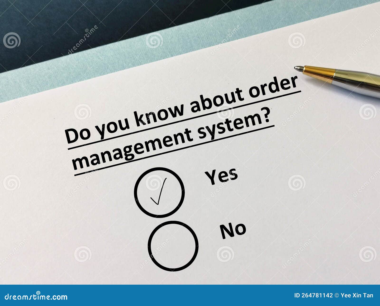 Questionnaire about Procurement Stock Photo - Image of system, aware ...