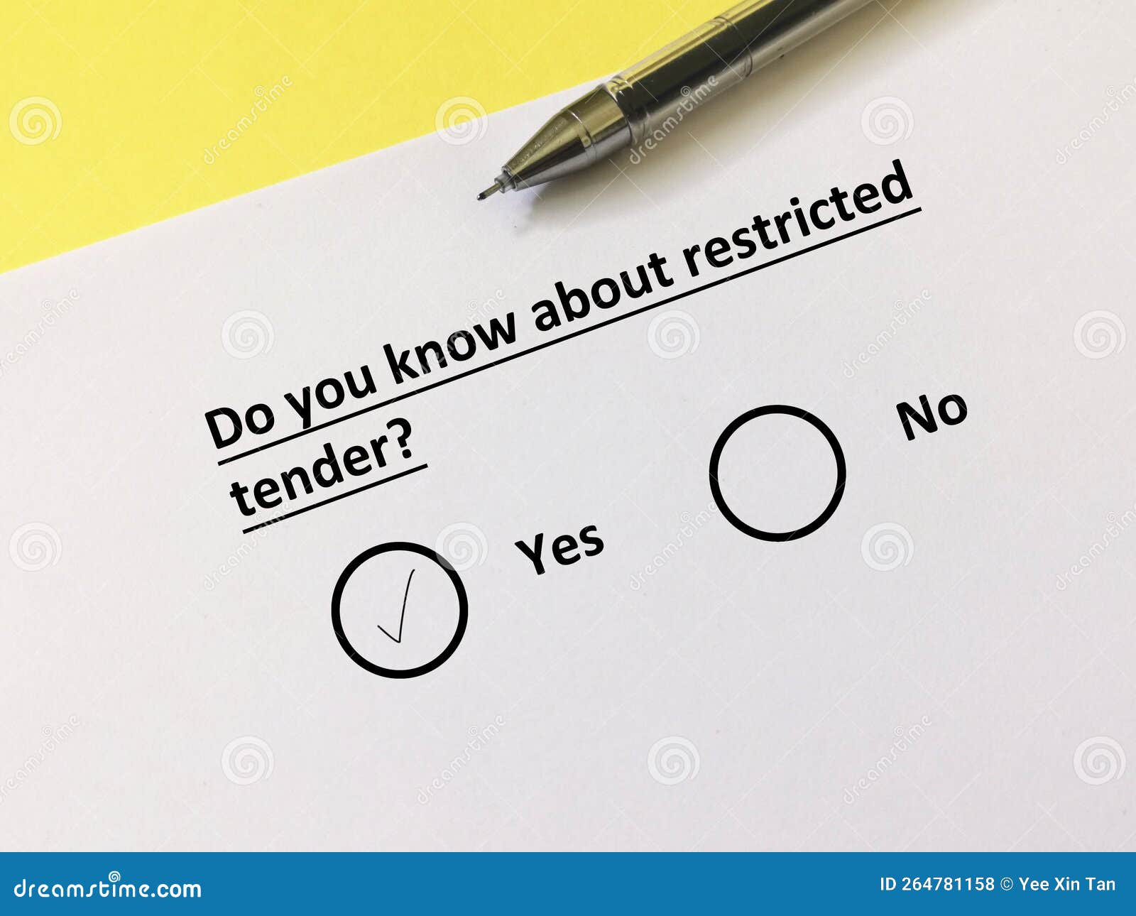 Questionnaire About Procurement Stock Image | CartoonDealer.com #264781075