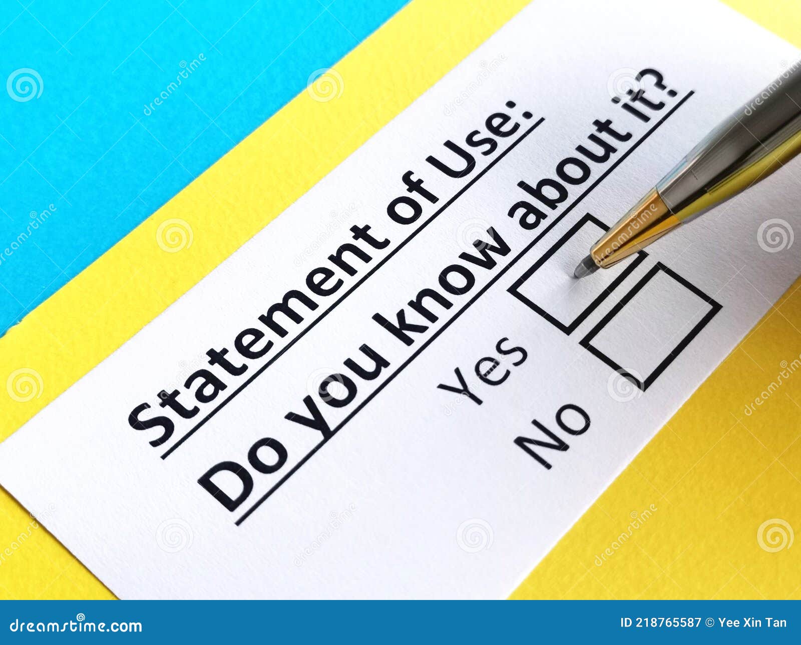 Questionnaire stock image. Image of earnings, business - 218765587