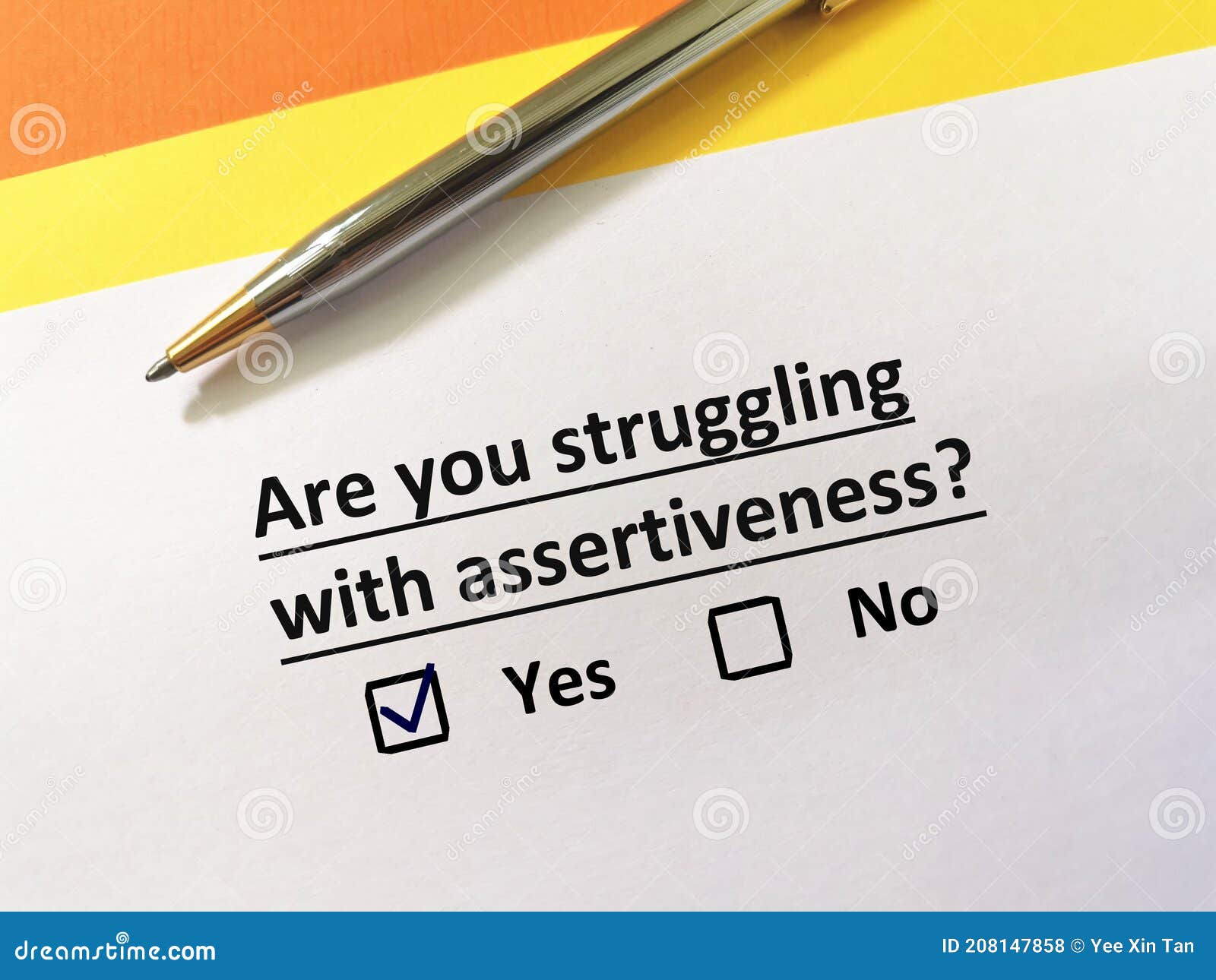 Questionnaire stock photo. Image of learn, question - 208147858