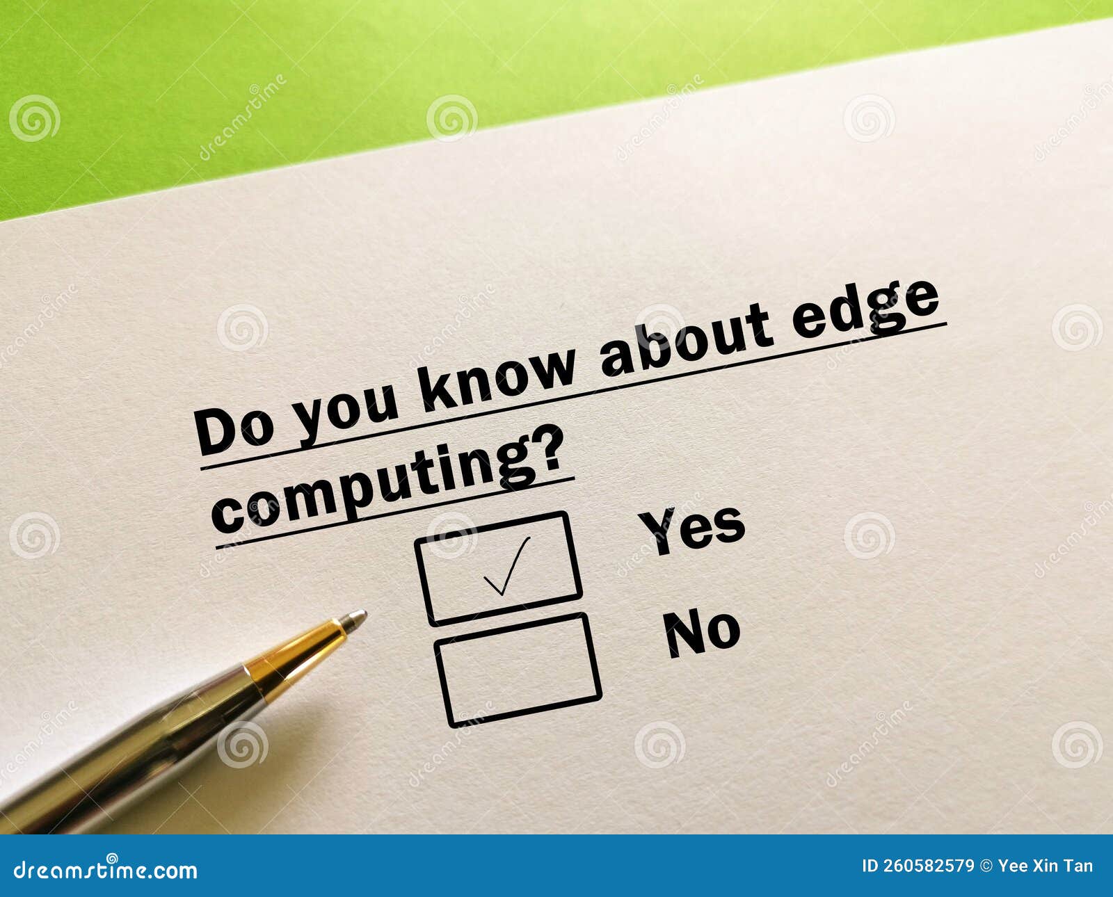 Questionnaire about Technology Issues Stock Image - Image of career ...