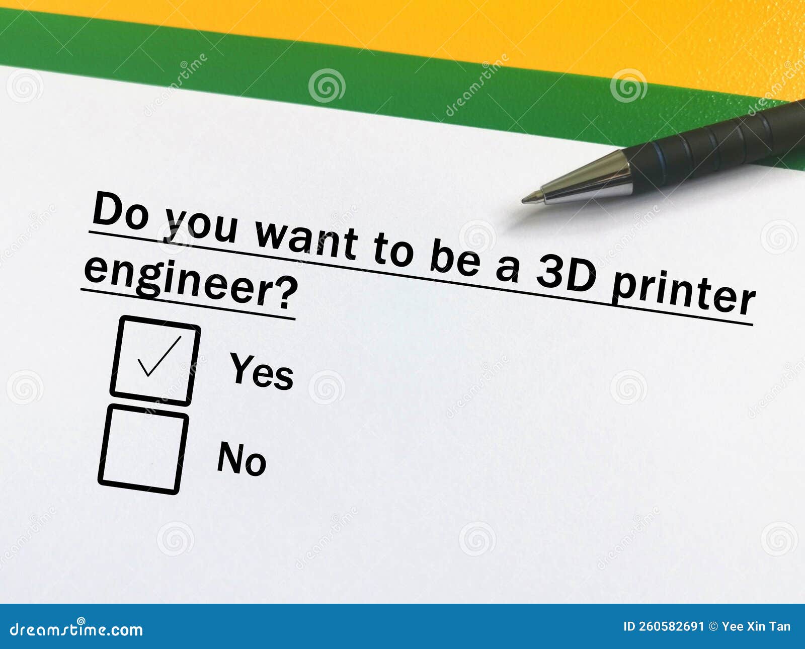 Questionnaire about Technology Issues Stock Image - Image of artificial ...