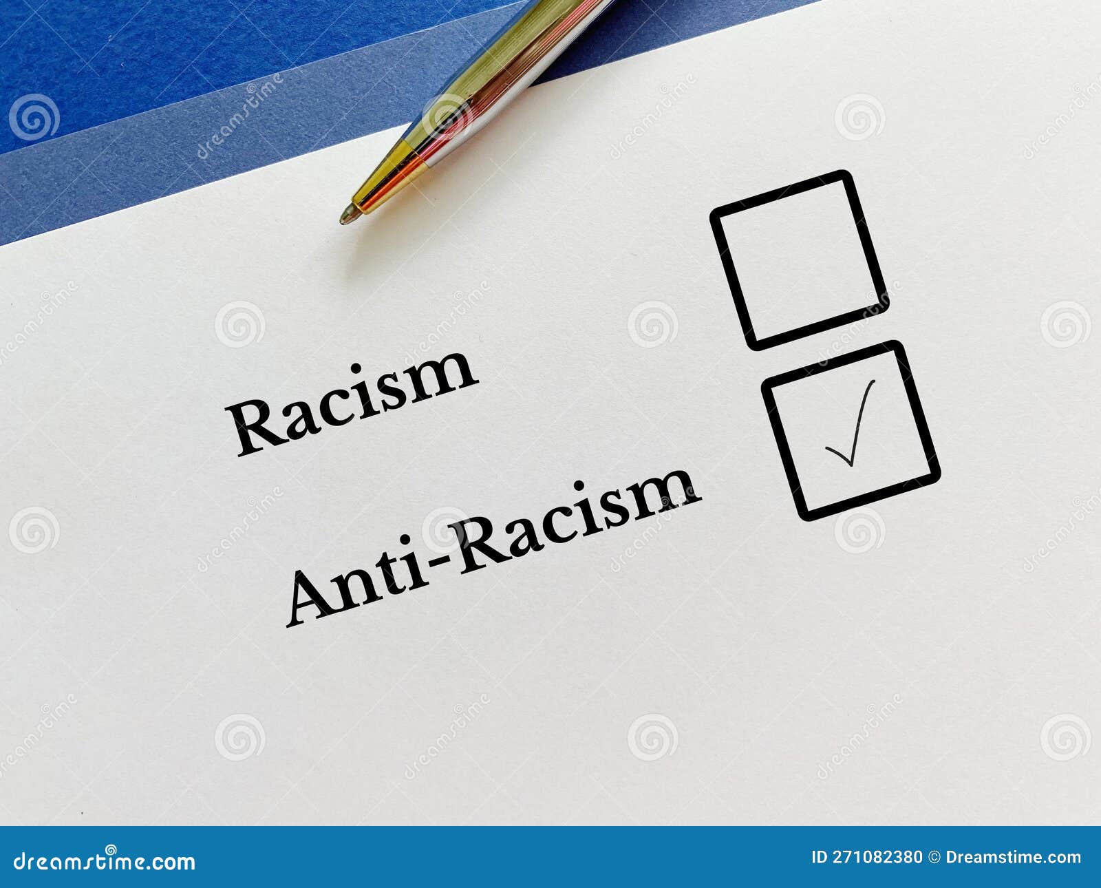 Questionnaire stock photo. Image of business, racist - 271082380