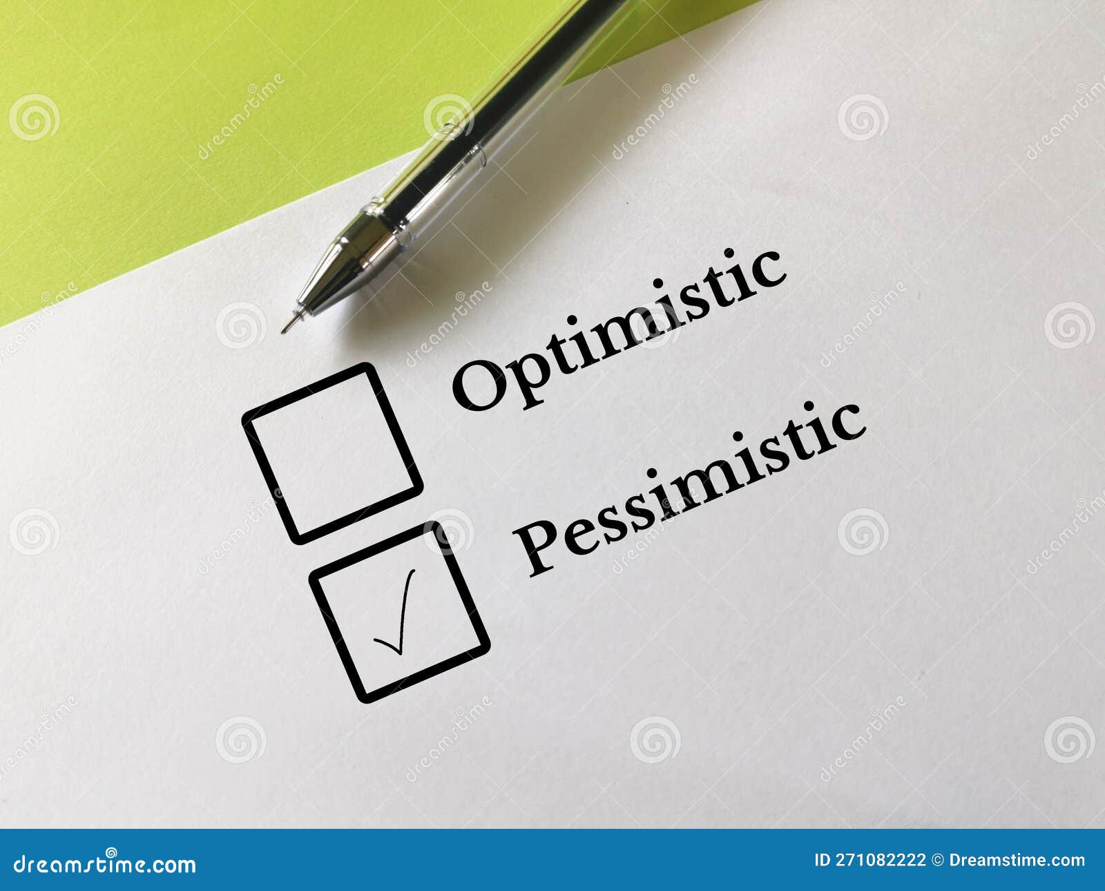 Questionnaire stock photo. Image of optimistic, aware - 271082222