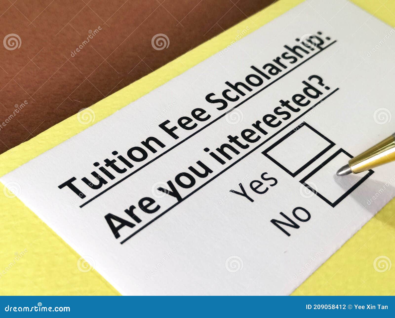 Questionnaire stock photo. Image of care, scholar, choices - 209058412