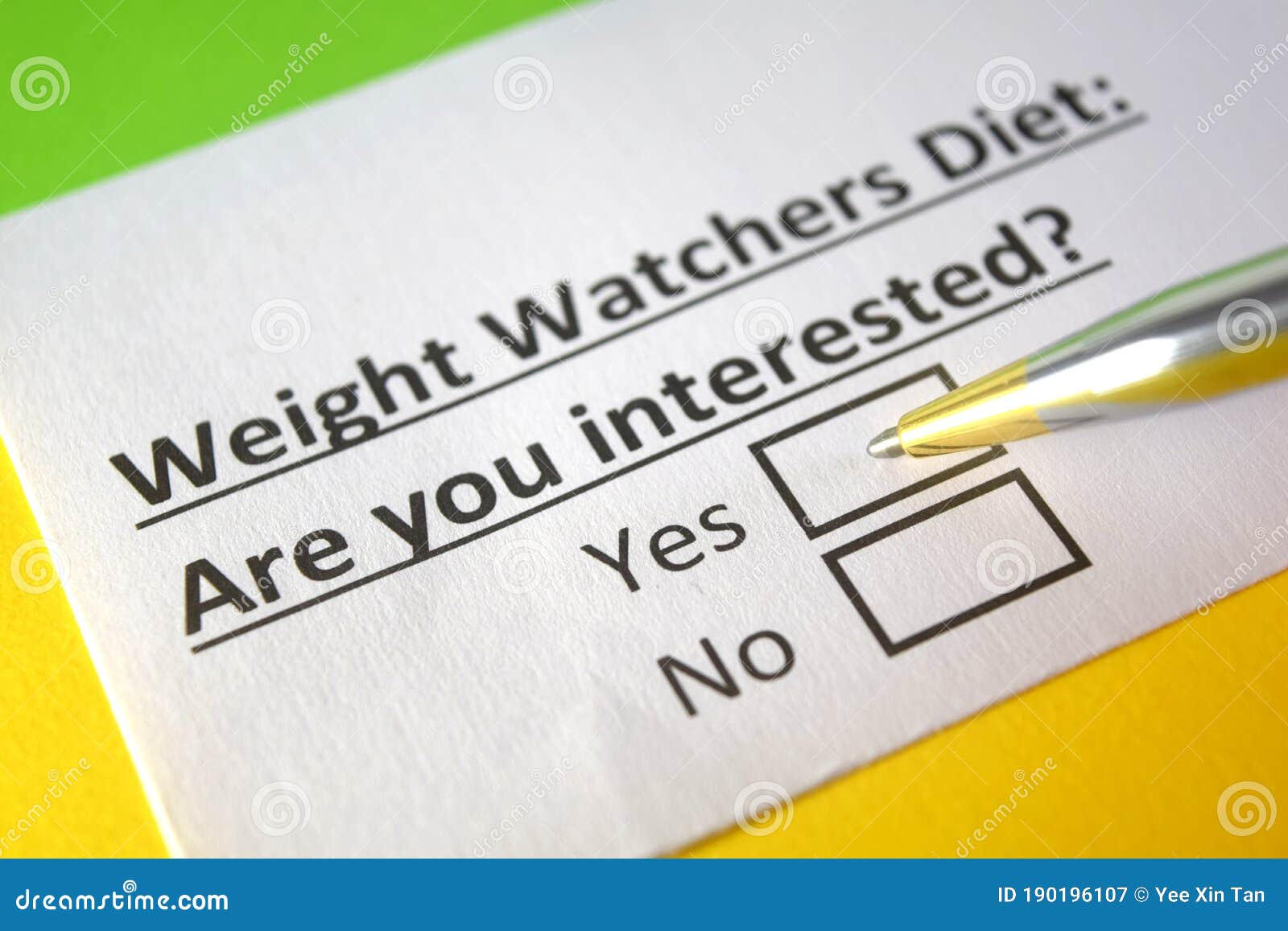 Questionnaire. stock image. Image of healthy, interested - 190196107