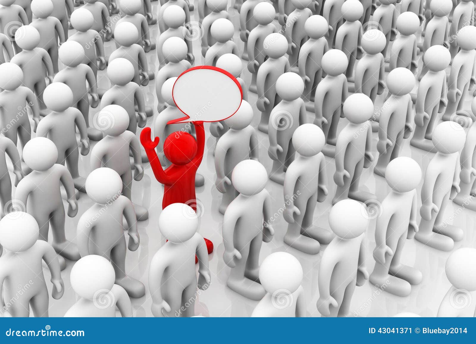 One Person Have Correct Answer Stock Illustration - Illustration of ...