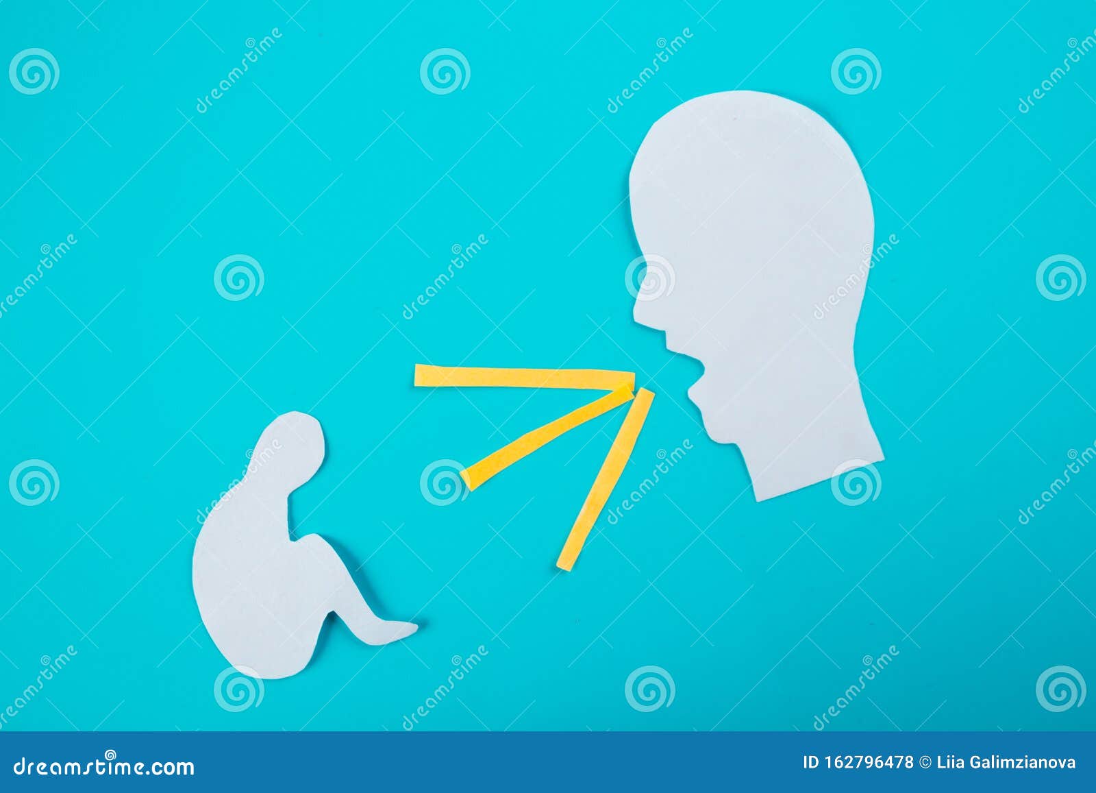 One Person Shouting on Other Stock Photo - Image of communication ...